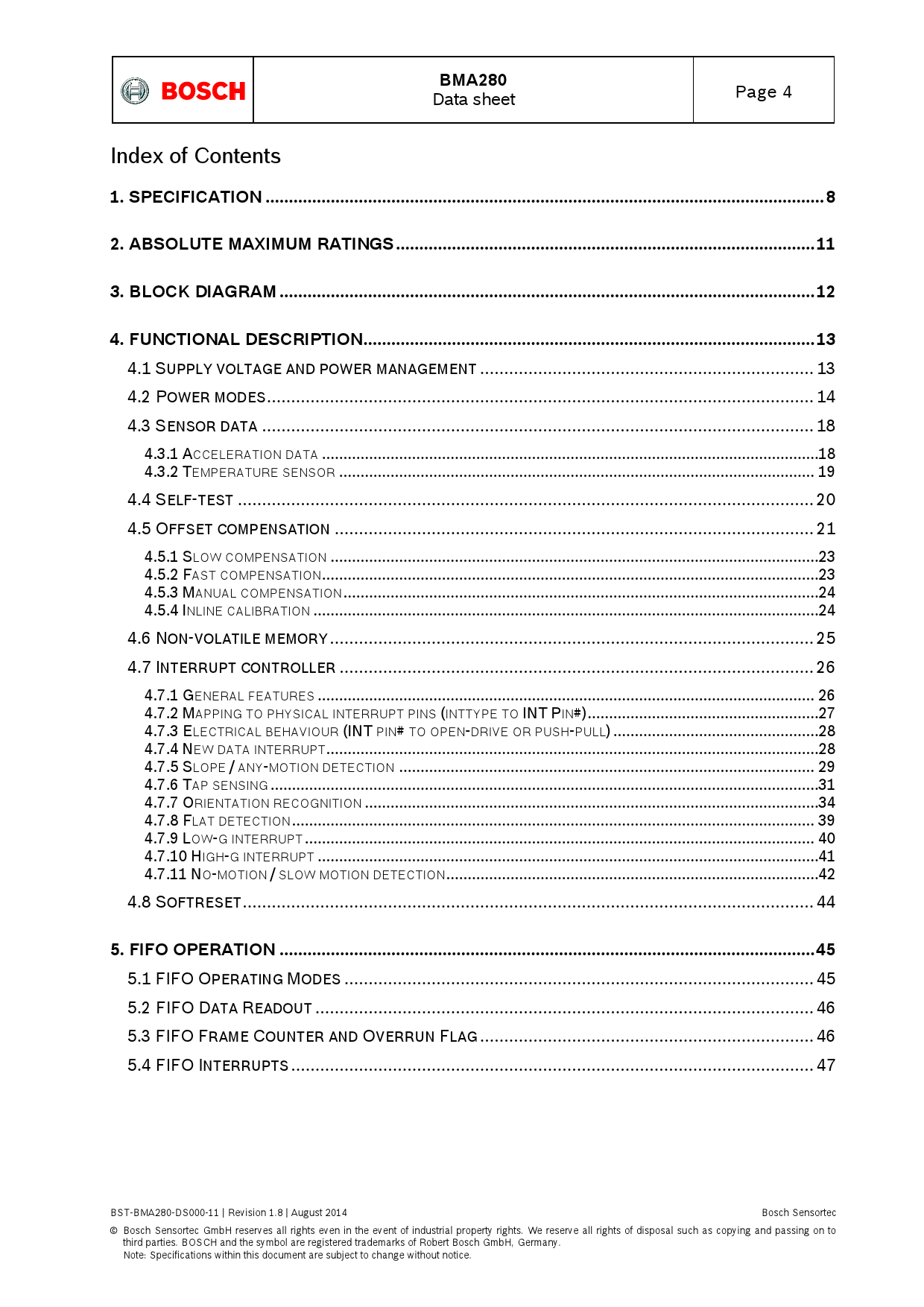 BMA280_（Bosch(博世)）BMA280中文资料_价格_PDF手册-立创电子商城