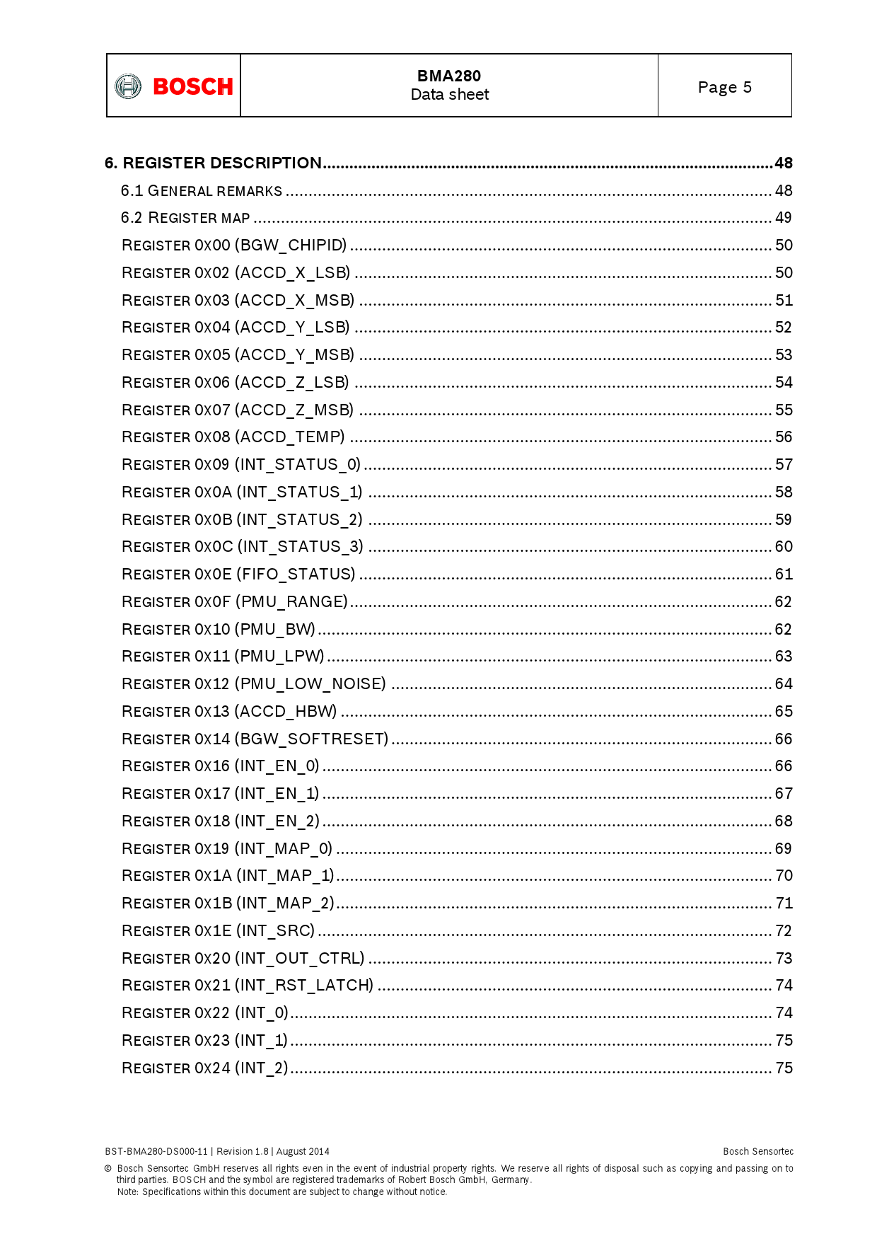 BMA280_（Bosch(博世)）BMA280中文资料_价格_PDF手册-立创电子商城