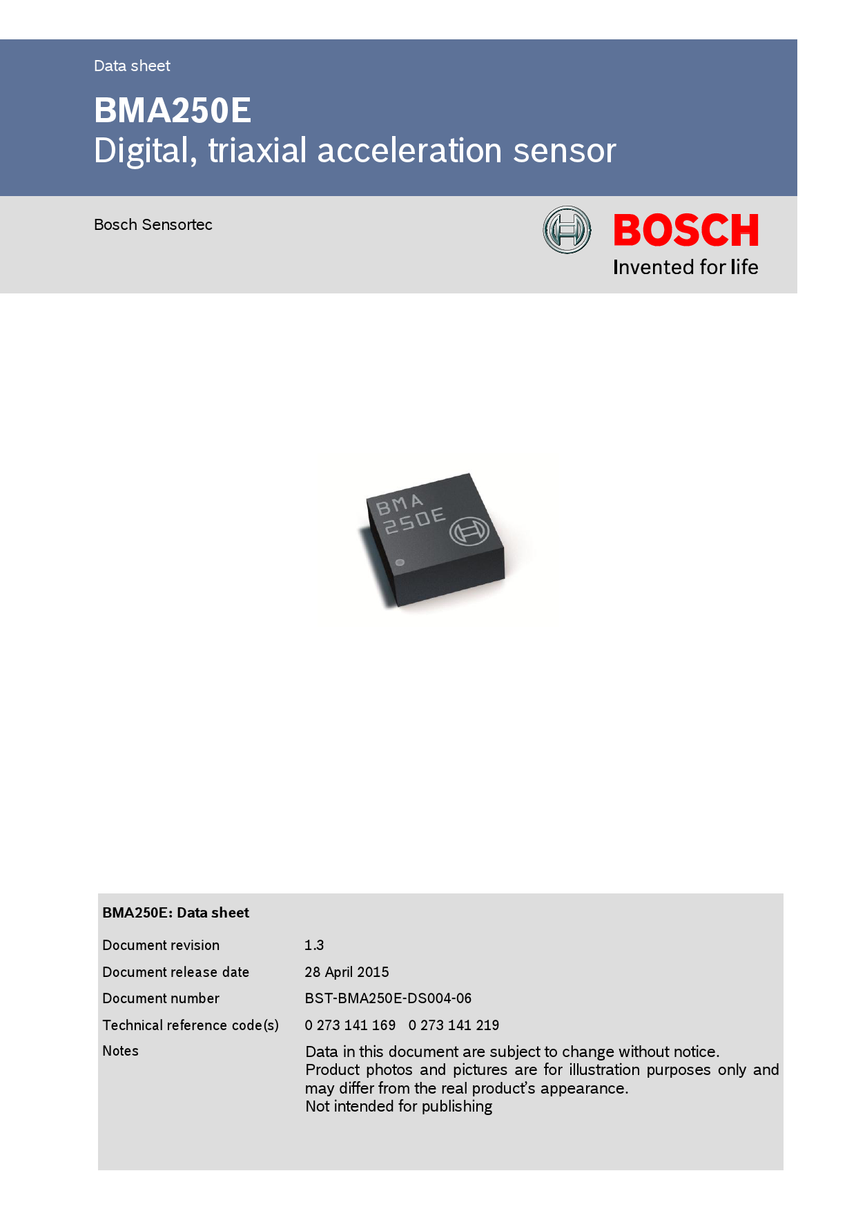 BMA250E_（Bosch(博世)）BMA250E中文资料_价格_PDF手册-立创电子商城