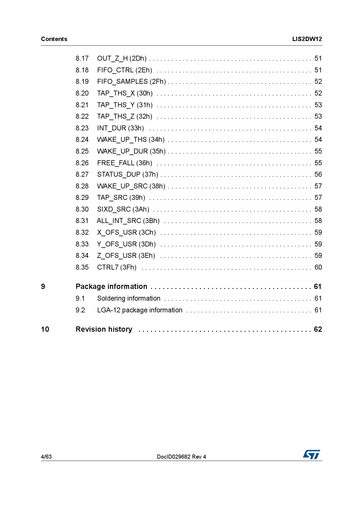 LIS2DW12TR_（ST(意法半导体)）LIS2DW12TR中文资料_价格_PDF手册-立创电子商城