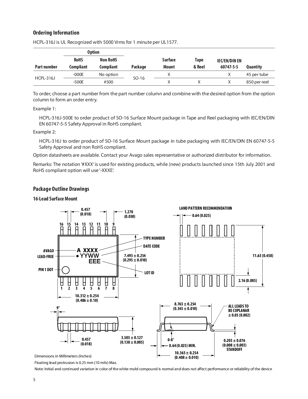 HCPL-316J-000E_（AVAGO(安华高)）HCPL-316J-000E中文资料_价格_PDF手册-立创电子商城