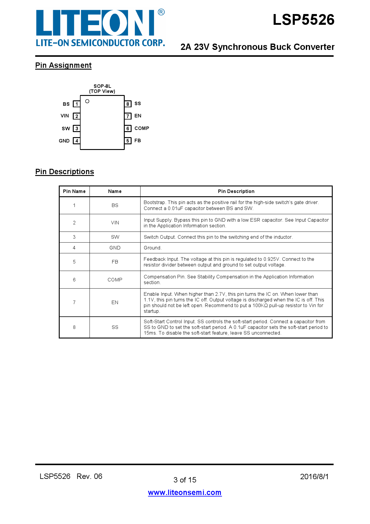 LSP5526_（LITEON(台湾光宝)）LSP5526中文资料_价格_PDF手册-立创电子商城