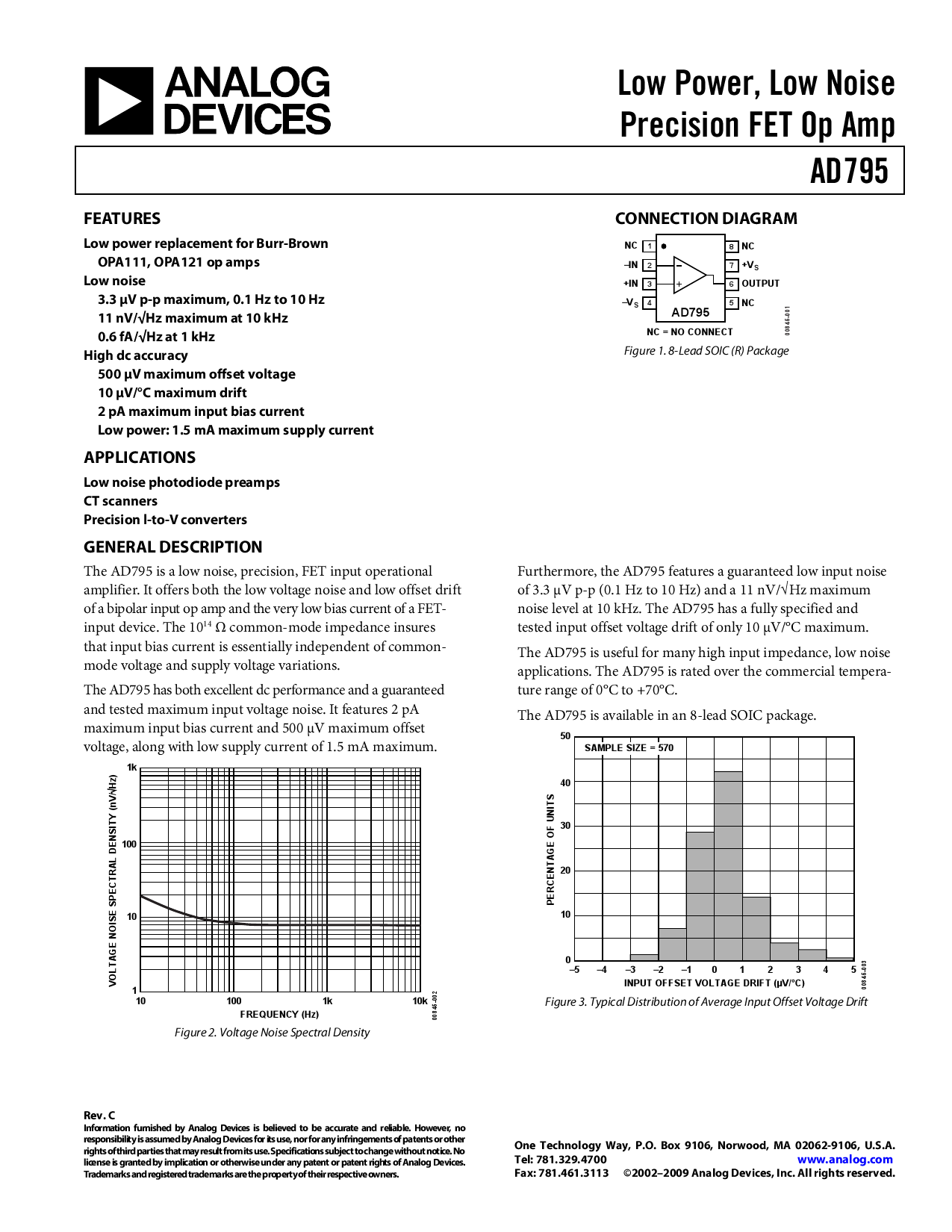 AD795JRZ_（ADI(亚德诺)/LINEAR）AD795JRZ中文资料_价格_PDF手册-立创电子商城