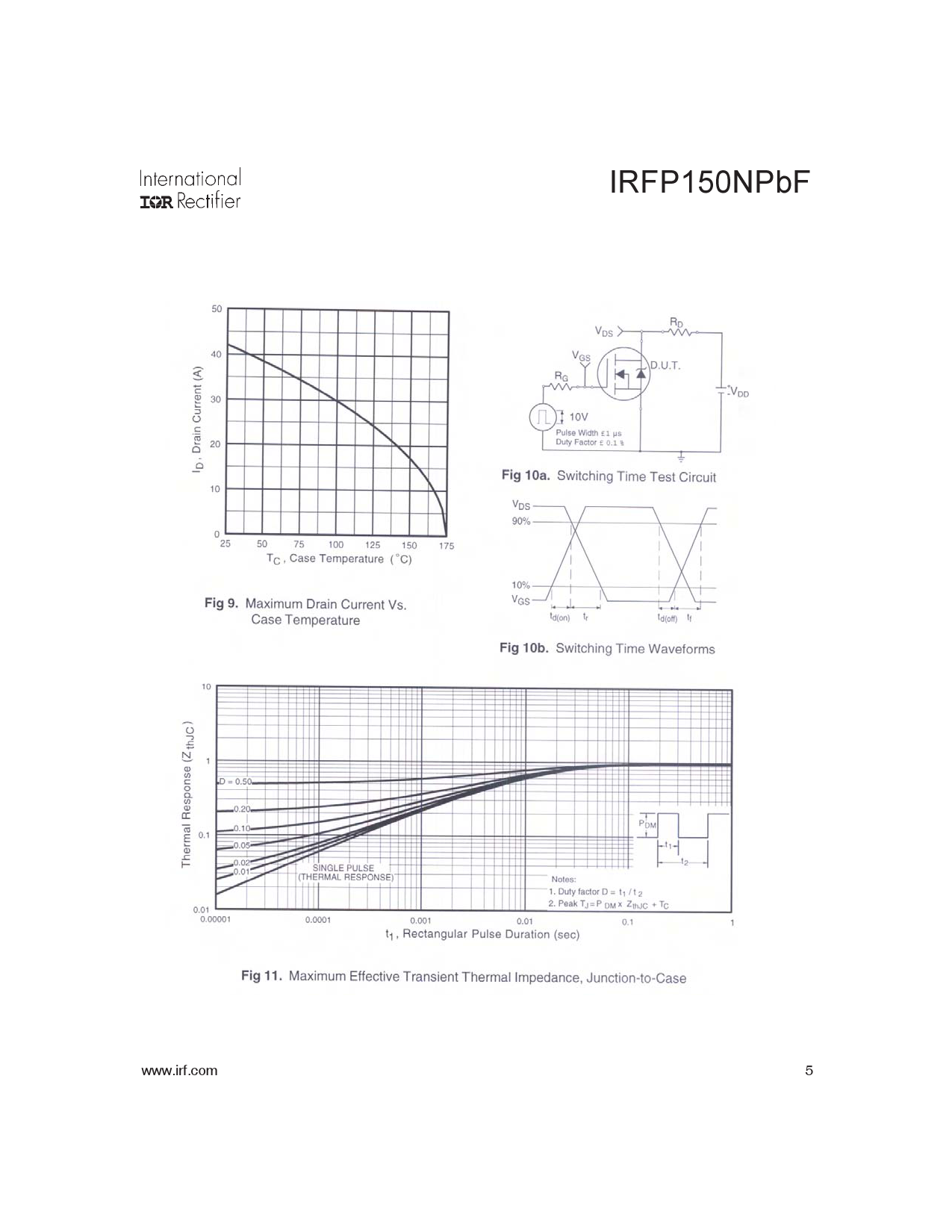 IRFP150NPBF_（Infineon(英飞凌)）IRFP150NPBF中文资料_价格_PDF手册-立创电子商城
