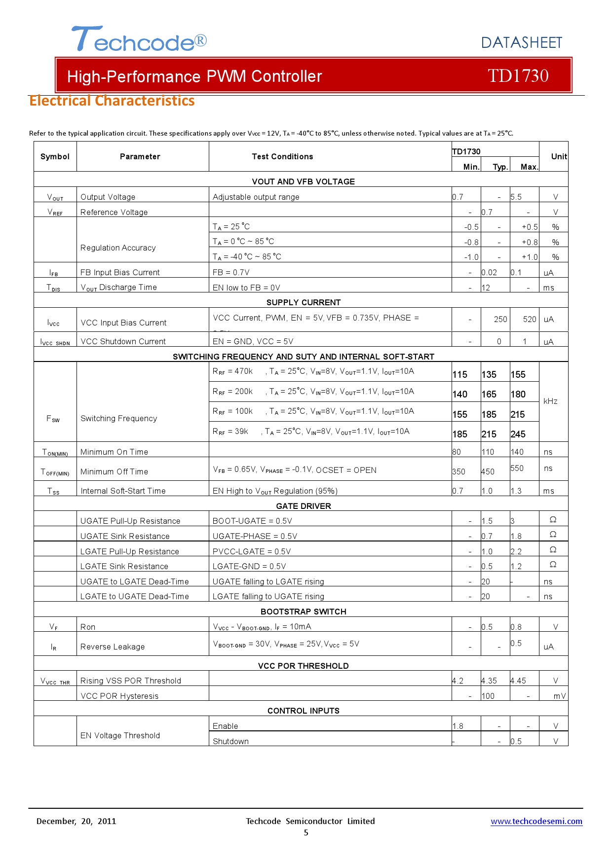 TD1730_（Techcode(泰德)）TD1730中文资料_价格_PDF手册-立创电子商城