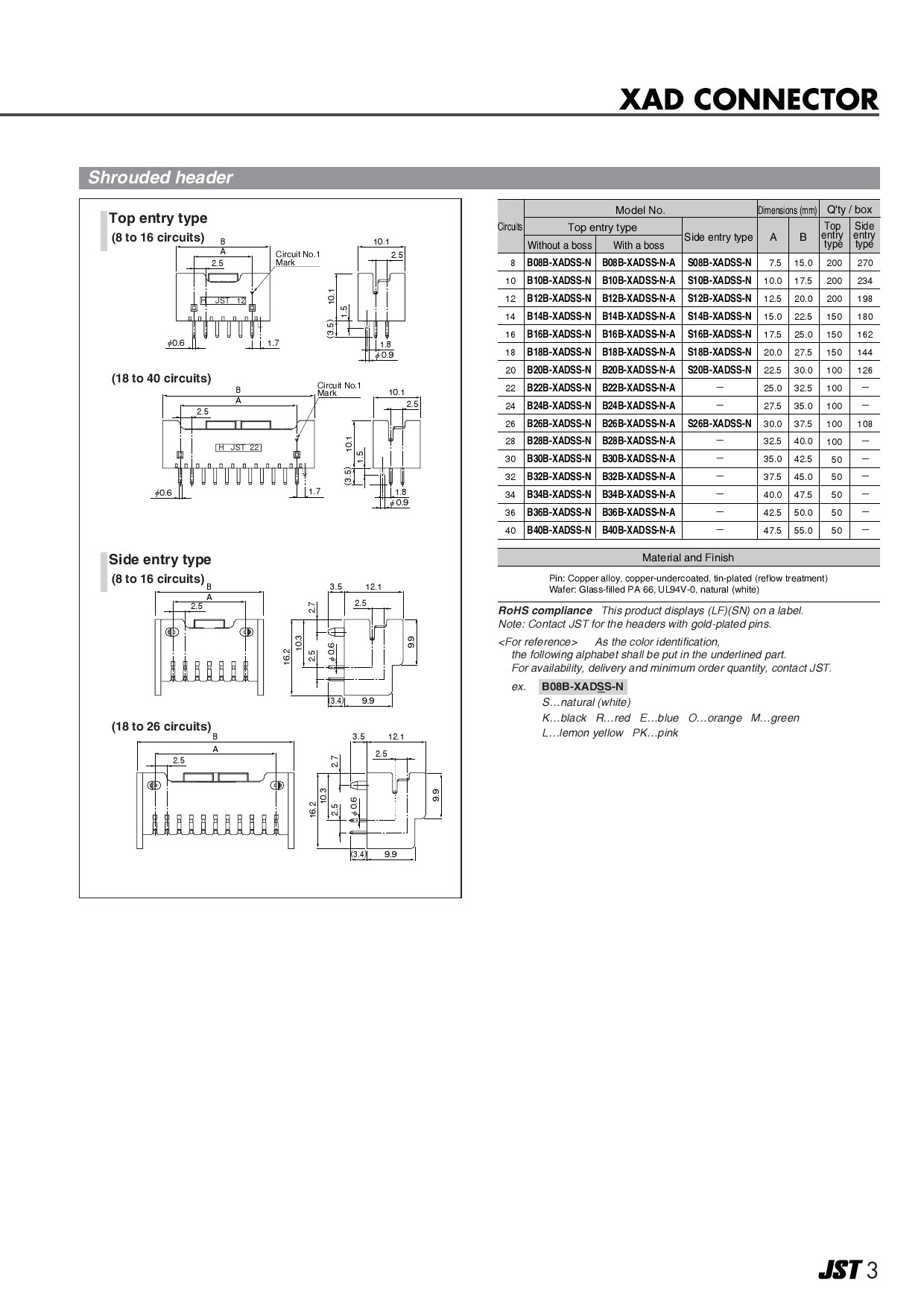 B18B-XADSS-N(LF)(SN)_（JST）B18B-XADSS-N(LF)(SN)中文资料_价格_PDF手册-立创电子商城