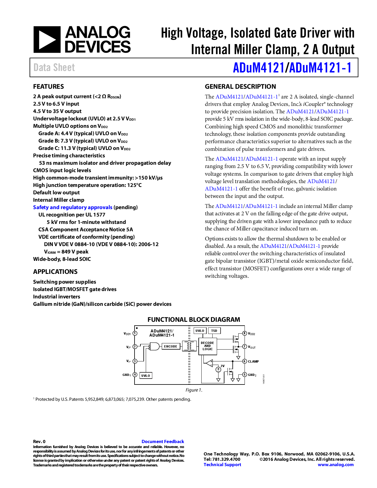ADUM4121ARIZ_（ADI(亚德诺)/LINEAR）ADUM4121ARIZ中文资料_价格_PDF手册-立创电子商城