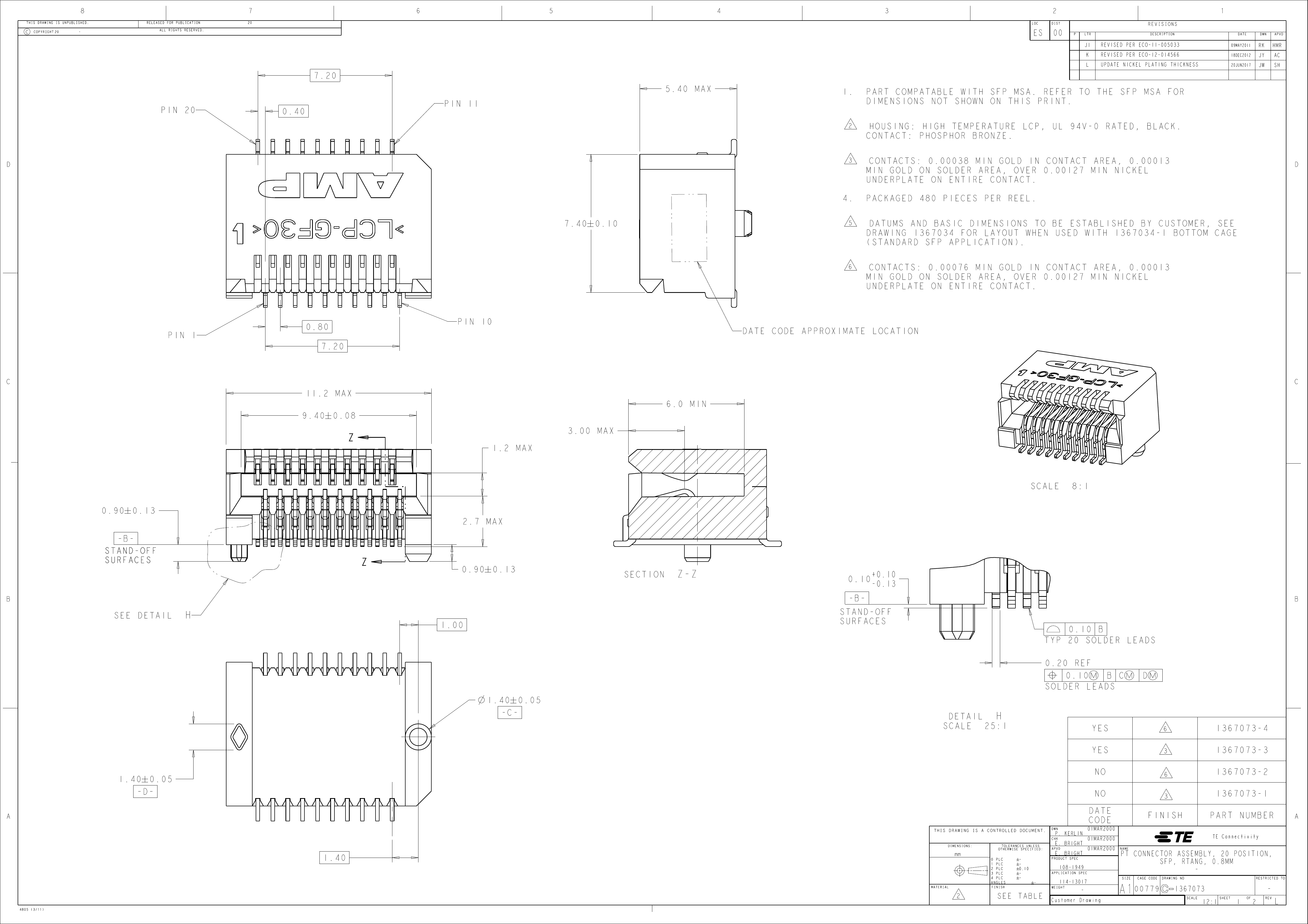 1367073-1_（TE Connectivity(美国泰科)）1367073-1中文资料_价格_PDF手册-立创电子商城