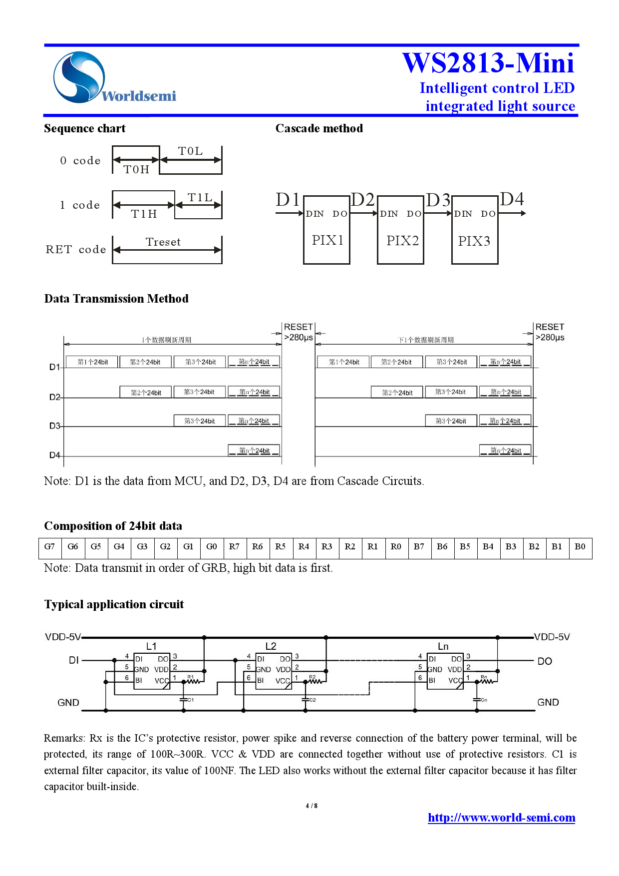 WS2813-Mini_（worldsemi）WS2813-Mini中文资料_价格_PDF手册-立创电子商城