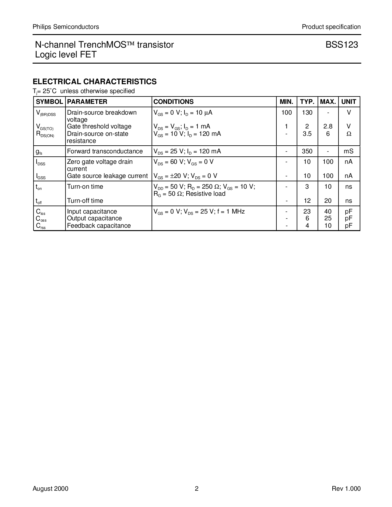 BSS123,215_（Nexperia(安世)）BSS123,215中文资料_价格_PDF手册-立创电子商城