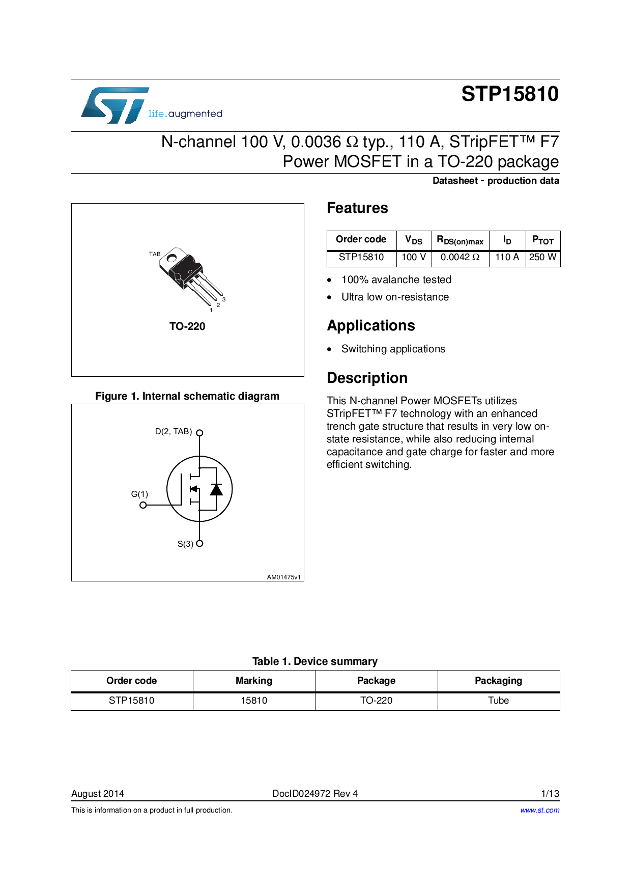STP15810_（ST(意法半导体)）STP15810中文资料_价格_PDF手册-立创电子商城