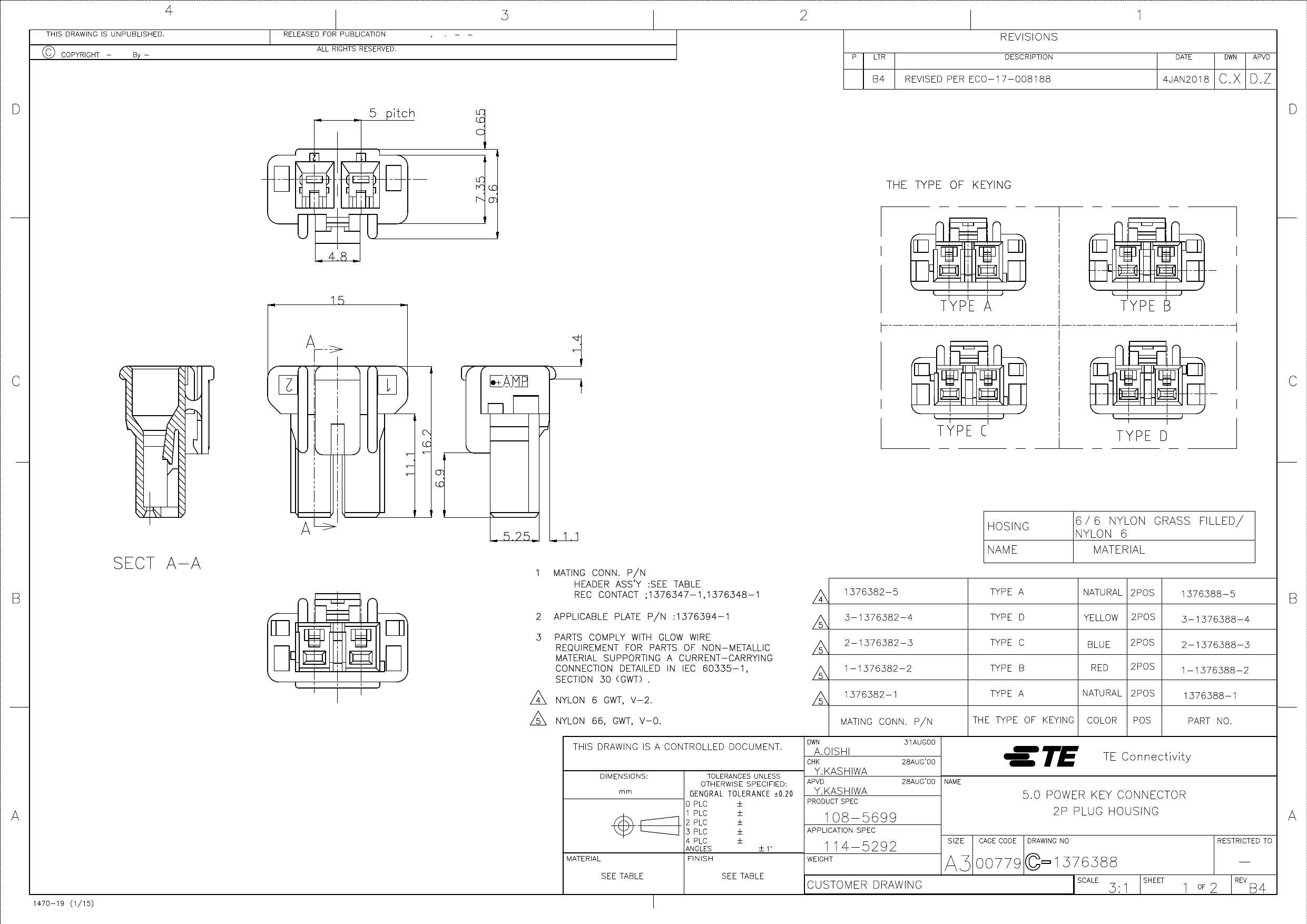 1376388-1_（TE Connectivity(美国泰科)）1376388-1中文资料_价格_PDF手册-立创电子商城