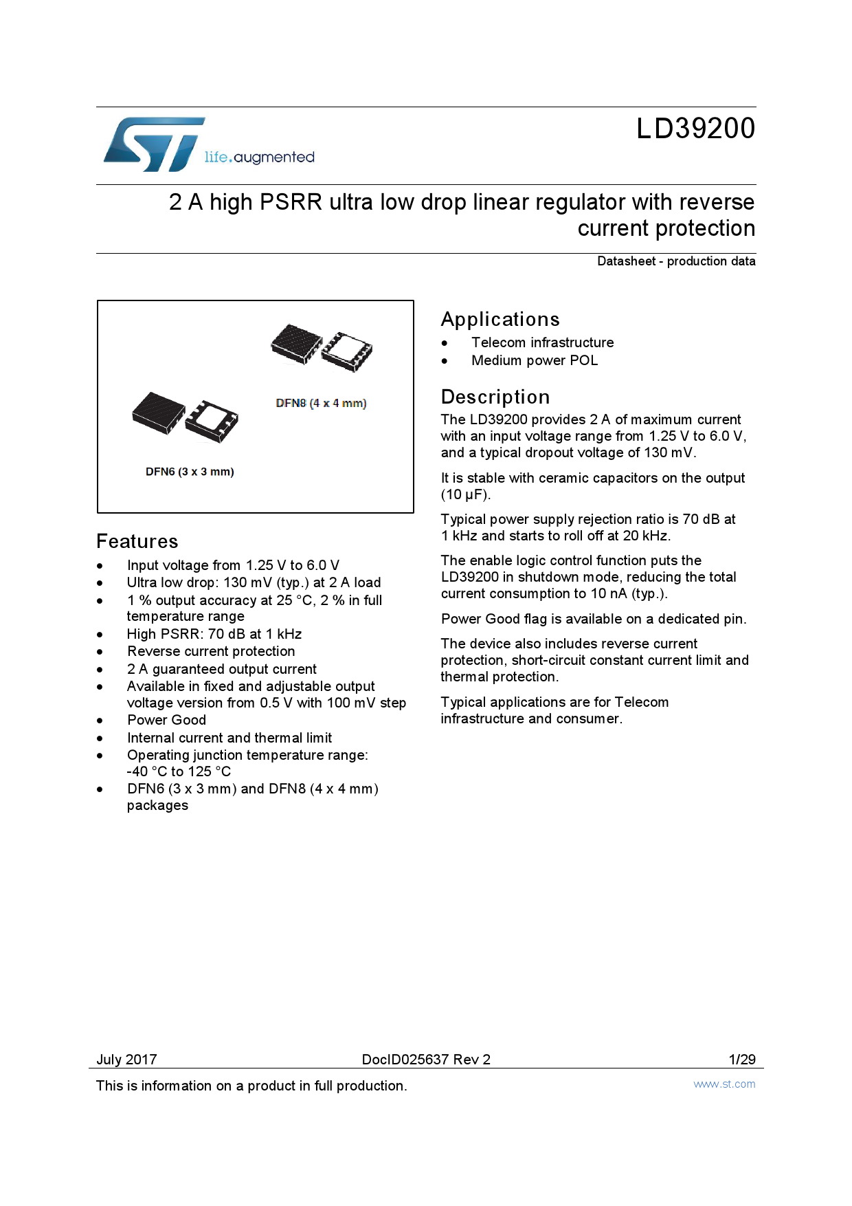 LD39200PU33R_（ST(意法半导体)）LD39200PU33R中文资料_价格_PDF手册-立创电子商城