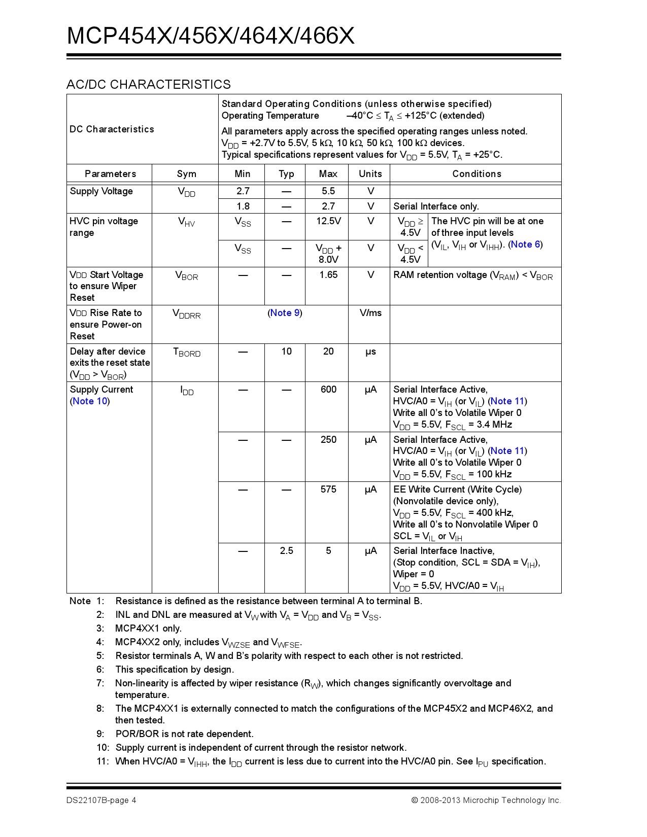 MCP4561-502E/MS_（MICROCHIP(美国微芯)）MCP4561-502E/MS中文资料_价格_PDF手册-立创电子商城