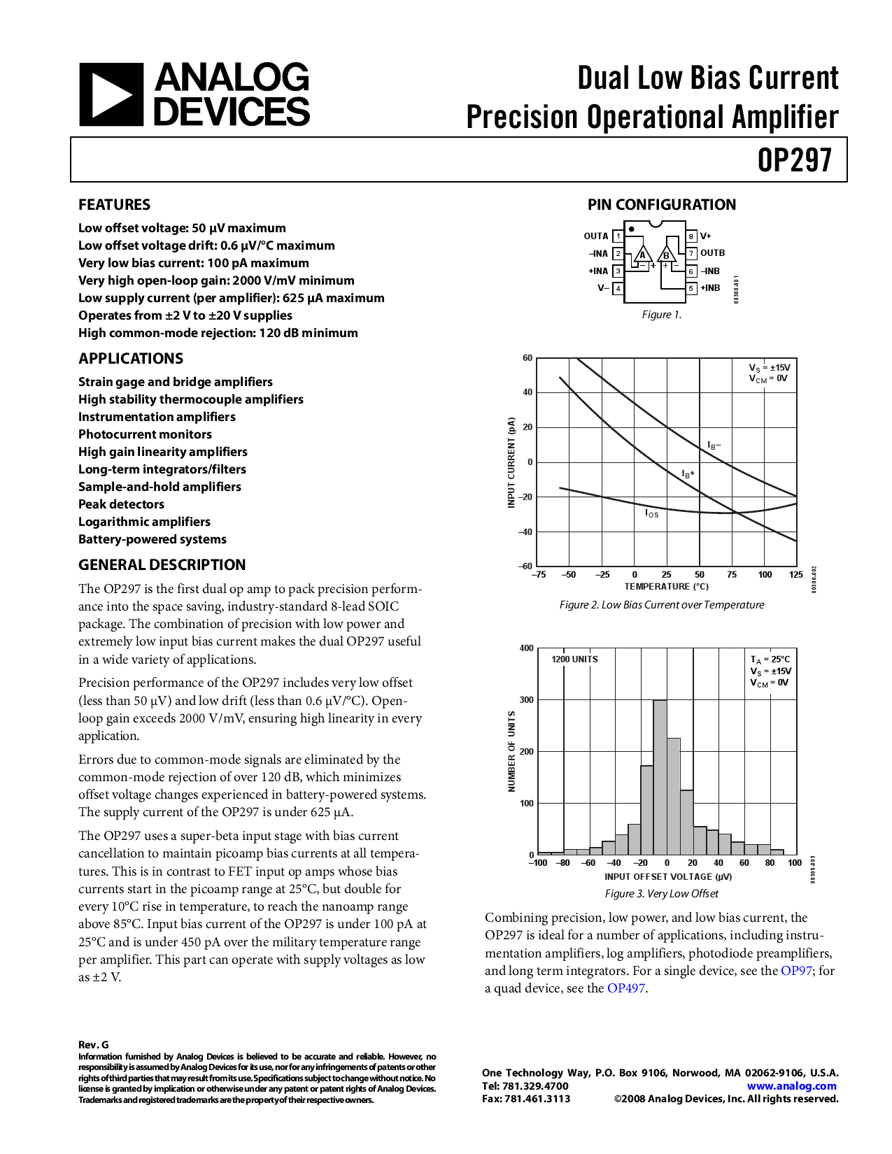 OP297GSZ-REEL_（ADI(亚德诺)/LINEAR(凌特)）OP297GSZ-REEL中文资料_价格_PDF手册-立创电子商城