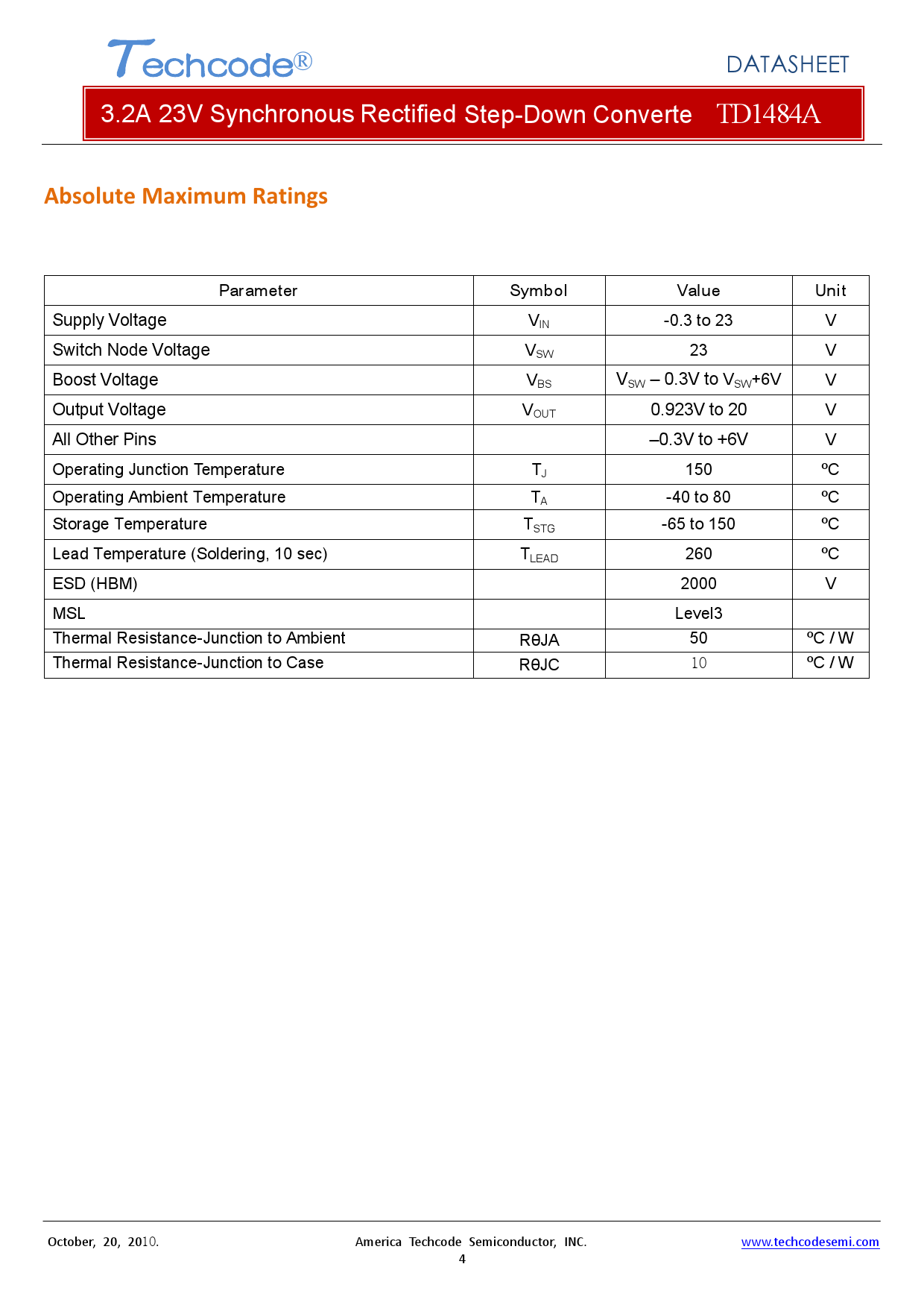 TD1484A_（Techcode(泰德)）TD1484A中文资料_价格_PDF手册-立创电子商城
