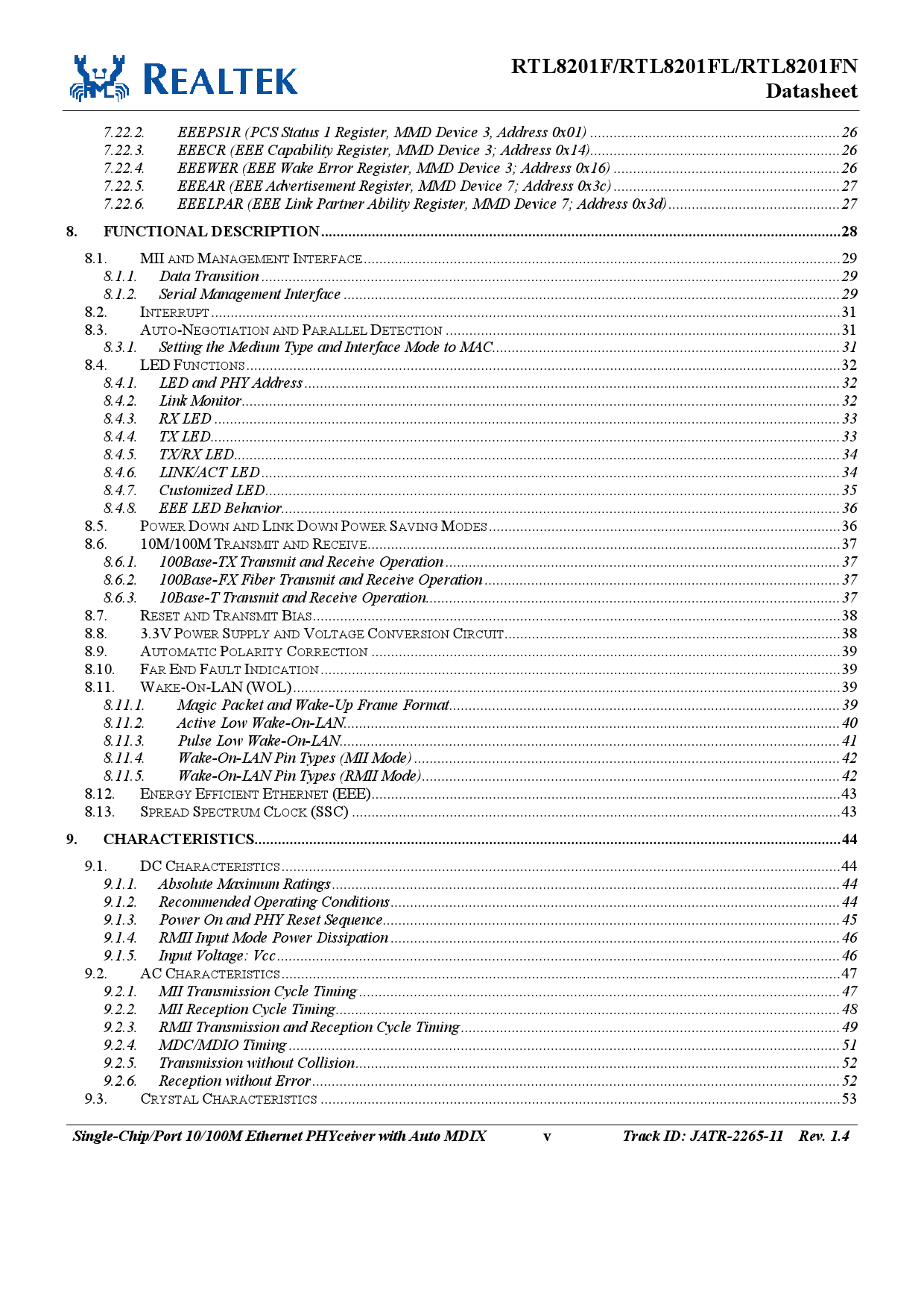 RTL8201F-VB-CG_（REALTEK(瑞昱)）RTL8201F-VB-CG中文资料_价格_PDF手册-立创电子商城