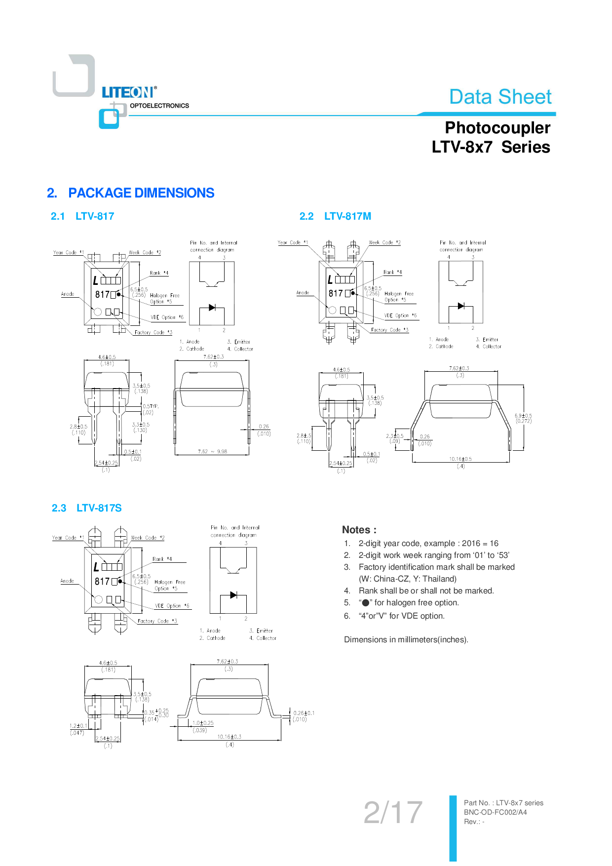 LTV-817-D_（LITEON(光宝)）LTV-817-D中文资料_价格_PDF手册-立创电子商城