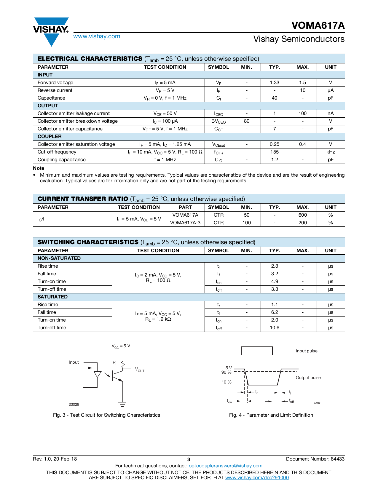 VOMA617A-X001T_（VISHAY(威世)）VOMA617A-X001T中文资料_价格_PDF手册-立创电子商城