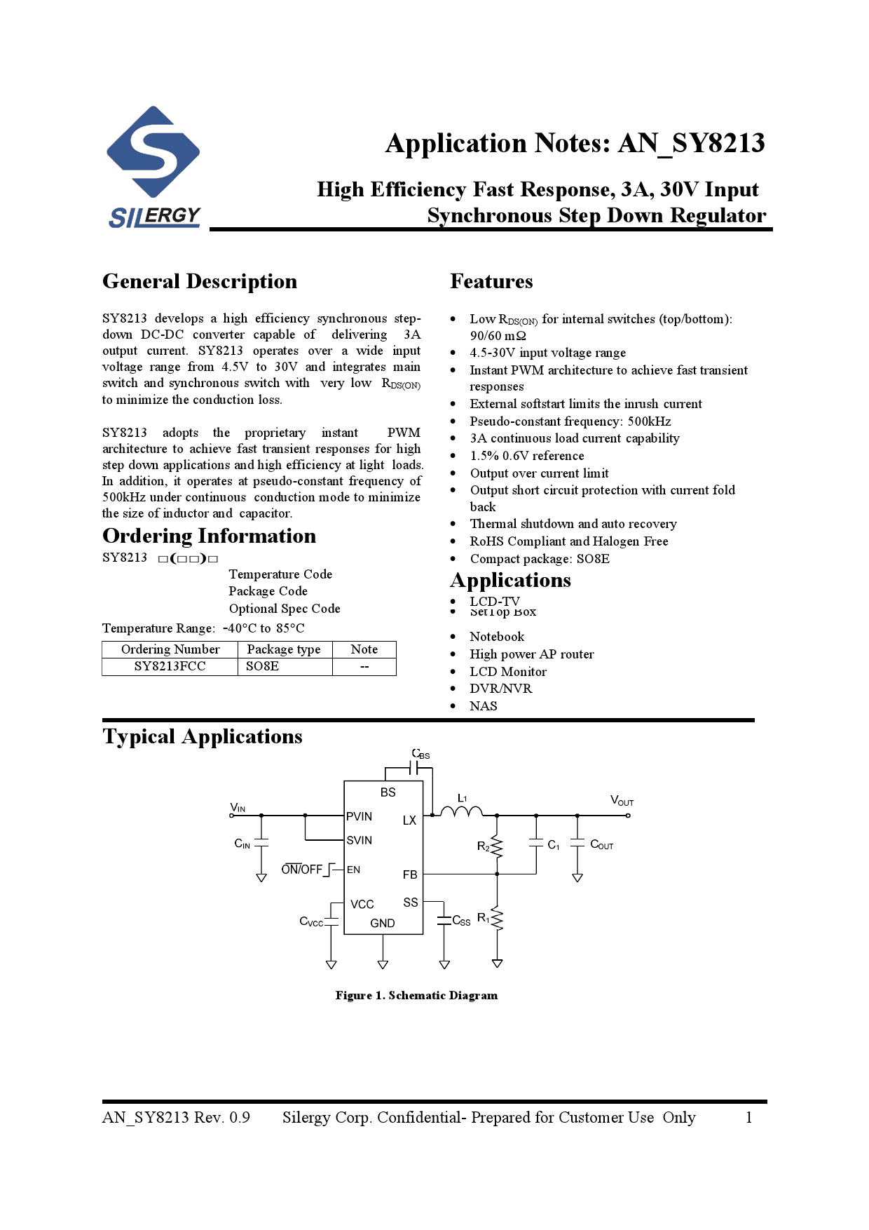 SY8213FCC_（矽力杰silergy）SY8213FCC中文资料_价格_PDF手册-立创电子商城