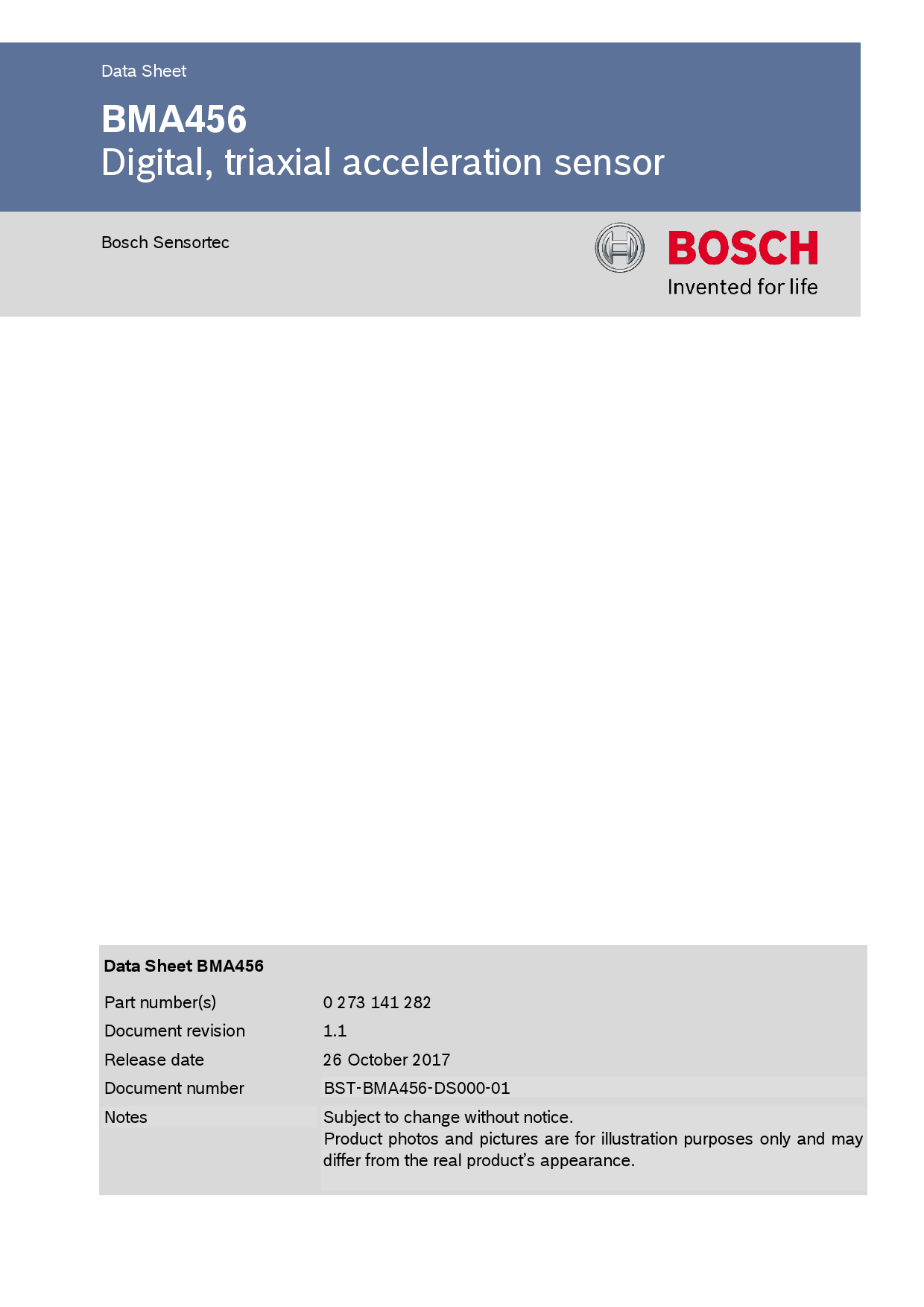 BMA456_（Bosch(博世)）BMA456中文资料_价格_PDF手册-立创电子商城