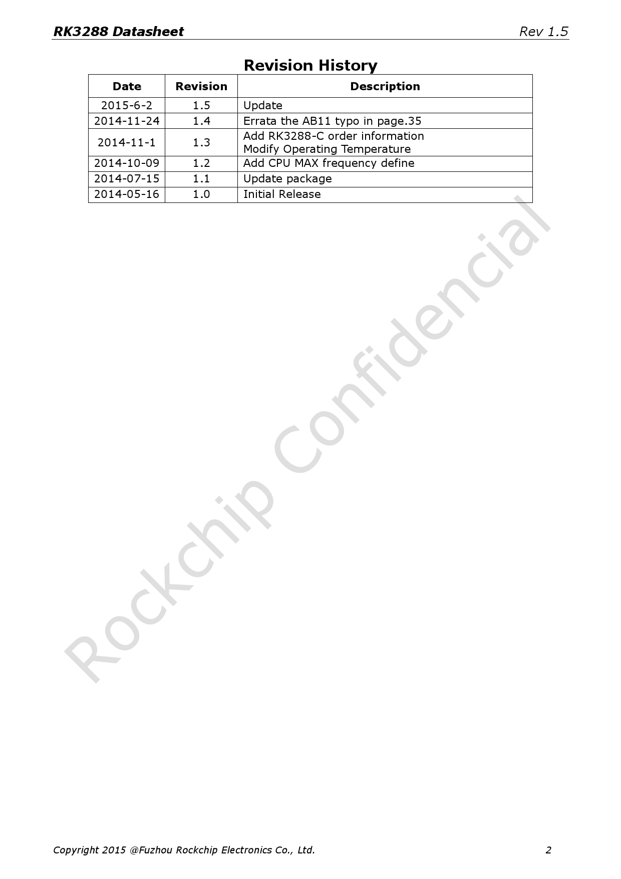 RK3288_（Rockchip(瑞芯微)）RK3288中文资料_价格_PDF手册-立创电子商城