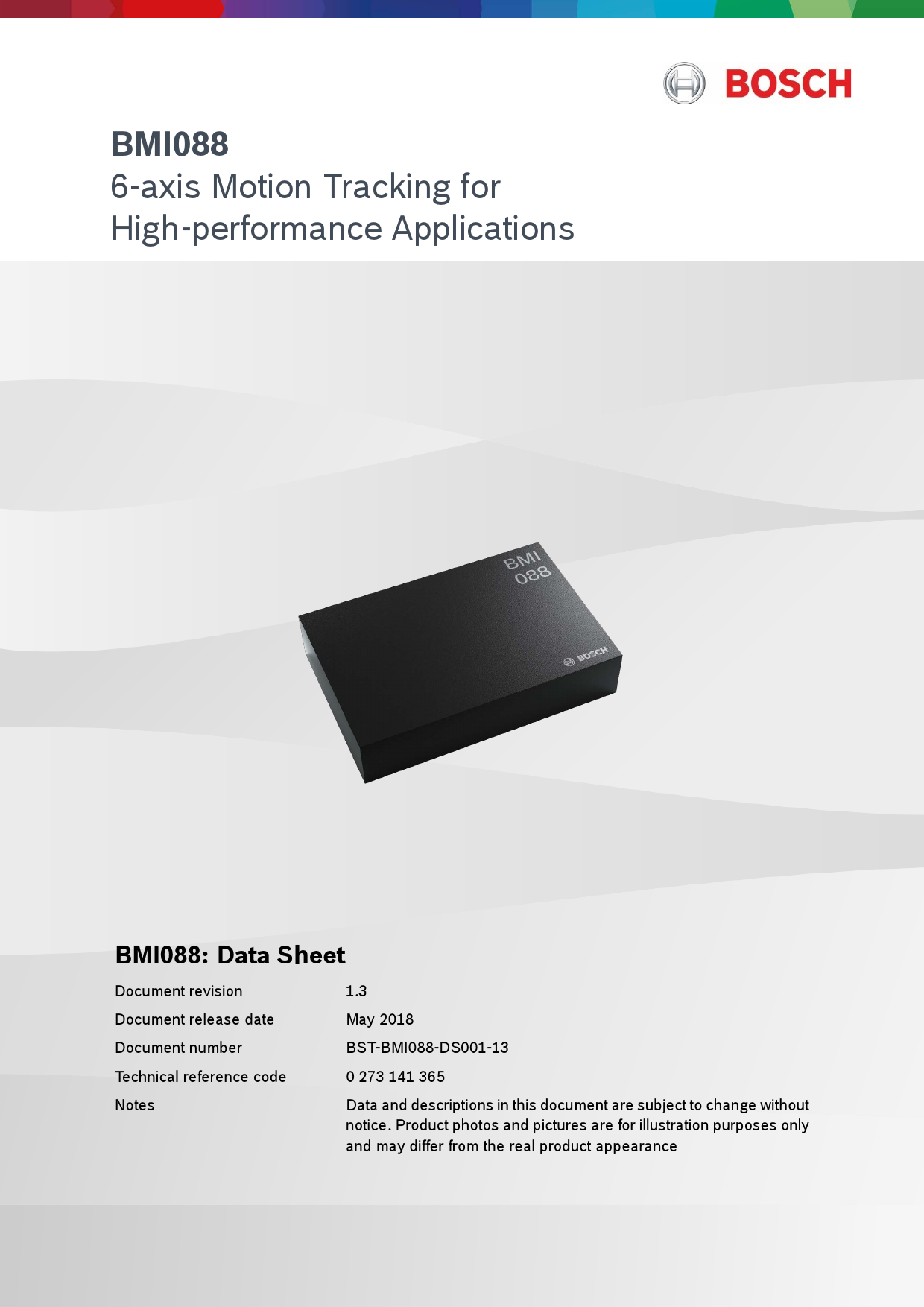 BMI088_（Bosch(博世)）BMI088中文资料_价格_PDF手册-立创电子商城