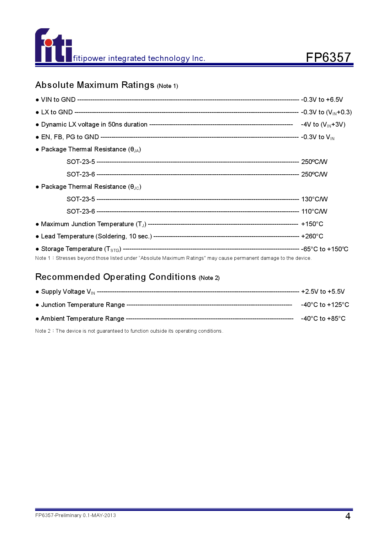 FP6357S5CTR_（FITIPOWER(天钰)）FP6357S5CTR中文资料_价格_PDF手册-立创电子商城