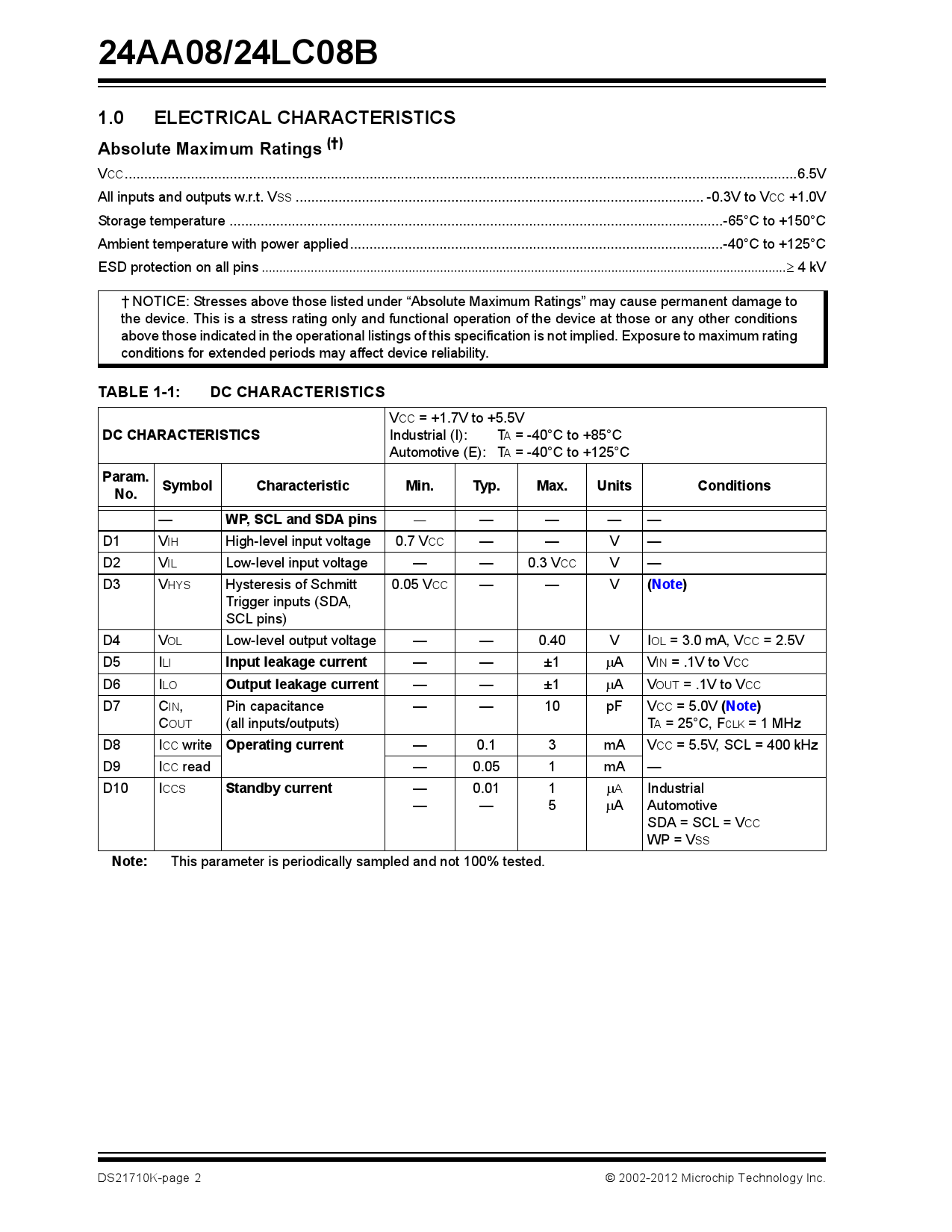 24LC08B-I/ST_（MICROCHIP(美国微芯)）24LC08B-I/ST中文资料_价格_PDF手册-立创电子商城