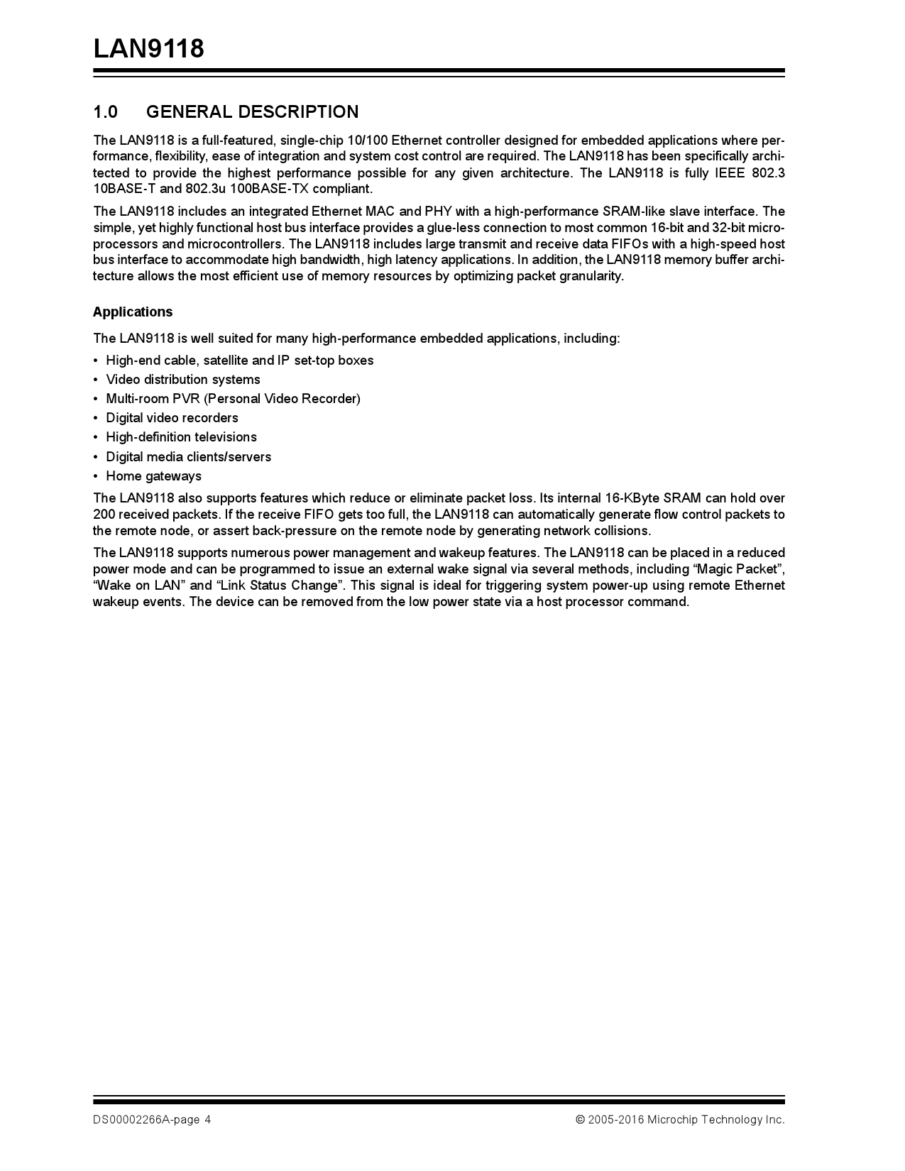 LAN9118-MT_（MICROCHIP(美国微芯)）LAN9118-MT中文资料_价格_PDF手册-立创电子商城