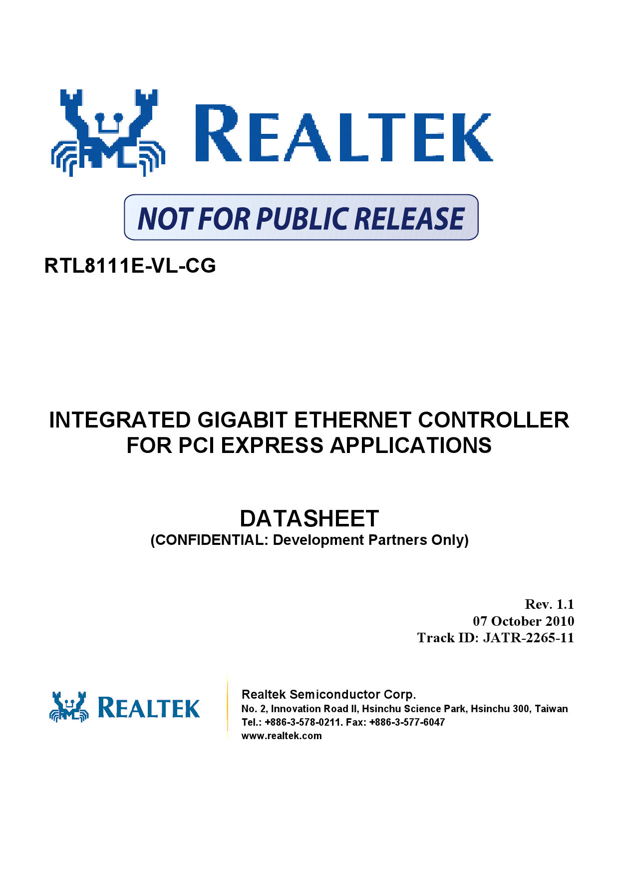 RTL8105E-VL-CG_（REALTEK(瑞昱)）RTL8105E-VL-CG中文资料_价格_PDF手册-立创电子商城