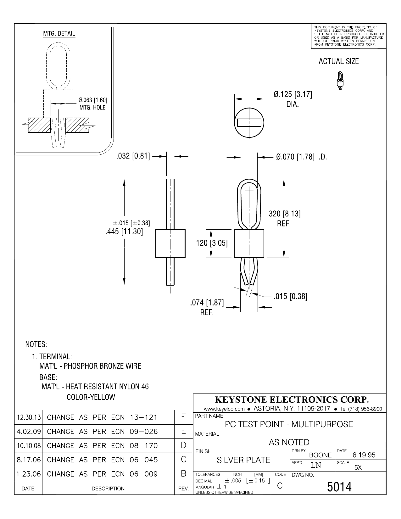 5014_（Keystone）5014中文资料_价格_PDF手册-立创电子商城