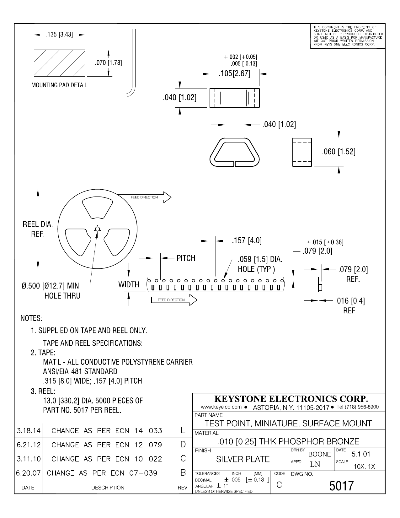 5017_（Keystone）5017中文资料_价格_PDF手册-立创电子商城