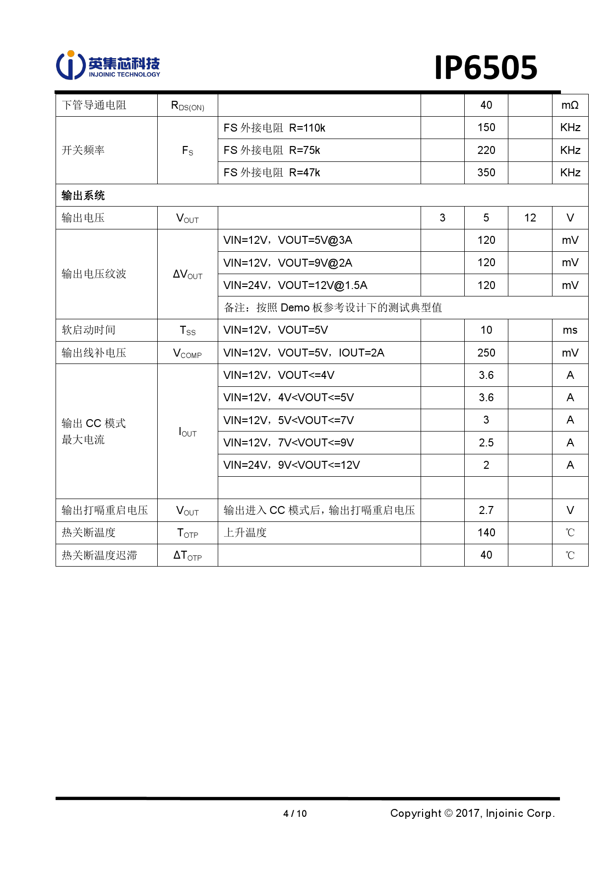 IP6505_（INJOINIC(英集芯)）IP6505中文资料_价格_PDF手册-立创电子商城