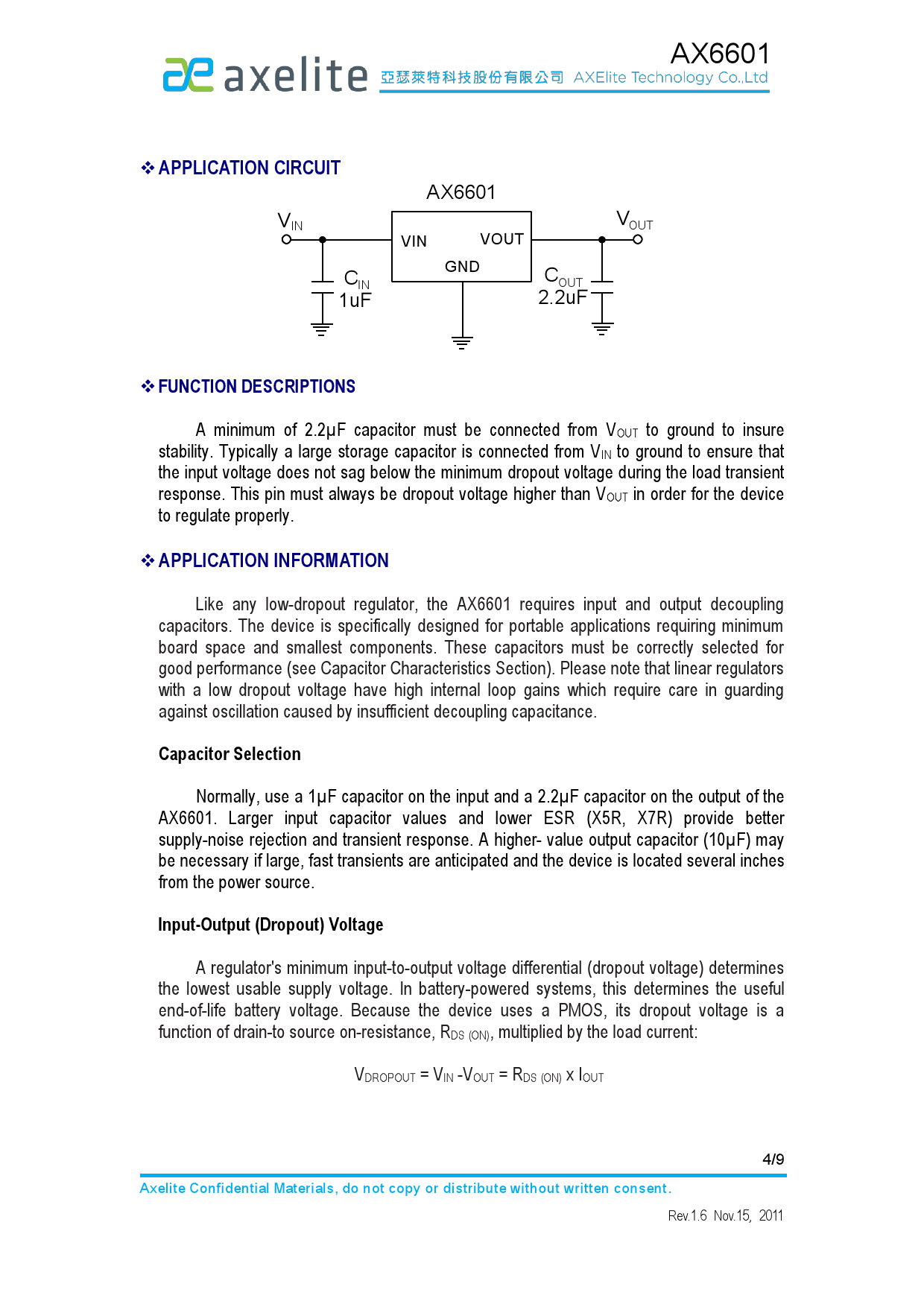 AX6601-18RA_（Axelite(台湾亚瑟莱特)）AX6601-18RA中文资料_价格_PDF手册-立创电子商城