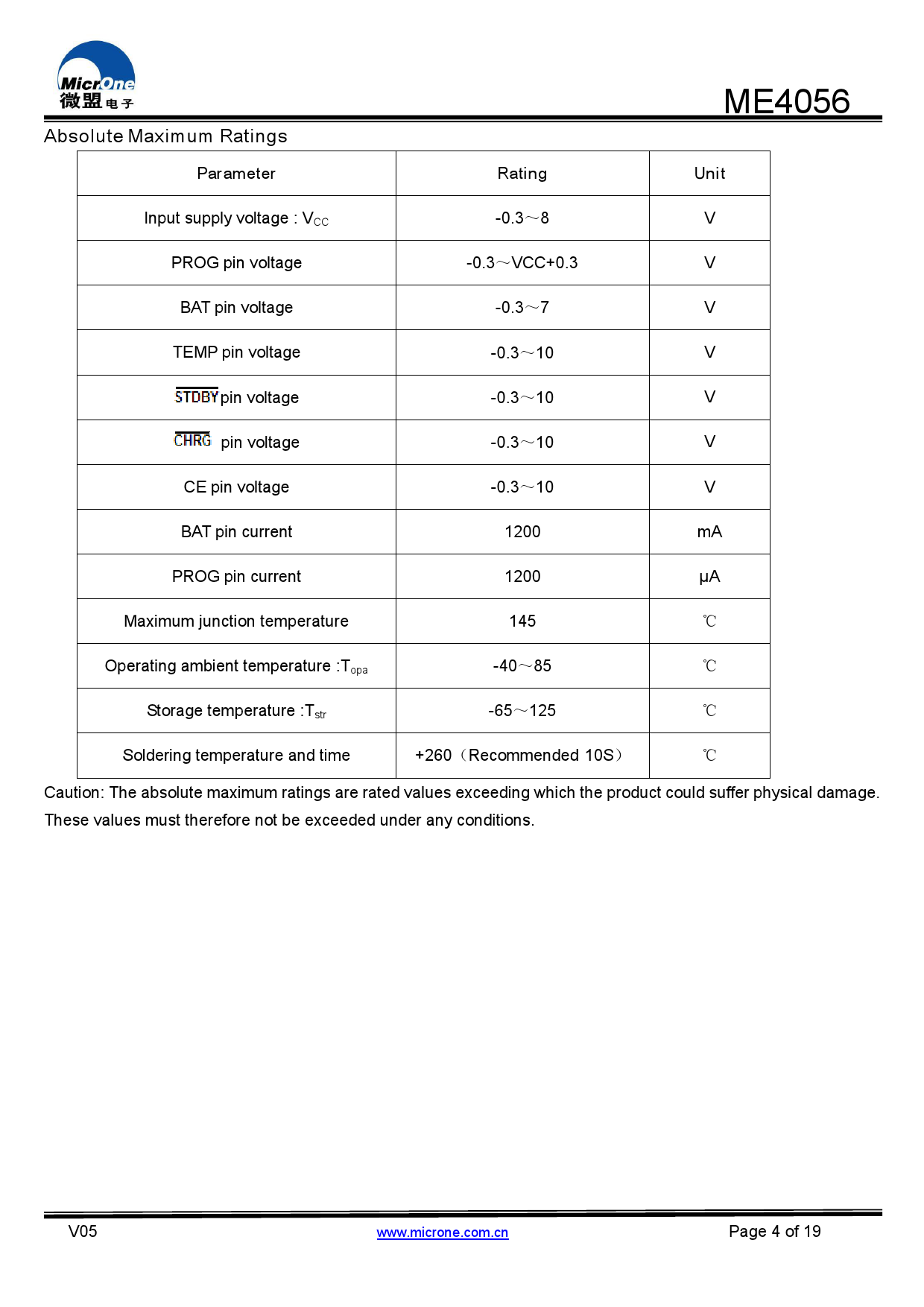ME4056SPG_（MICRONE(南京微盟)）ME4056SPG中文资料_价格_PDF手册-立创电子商城