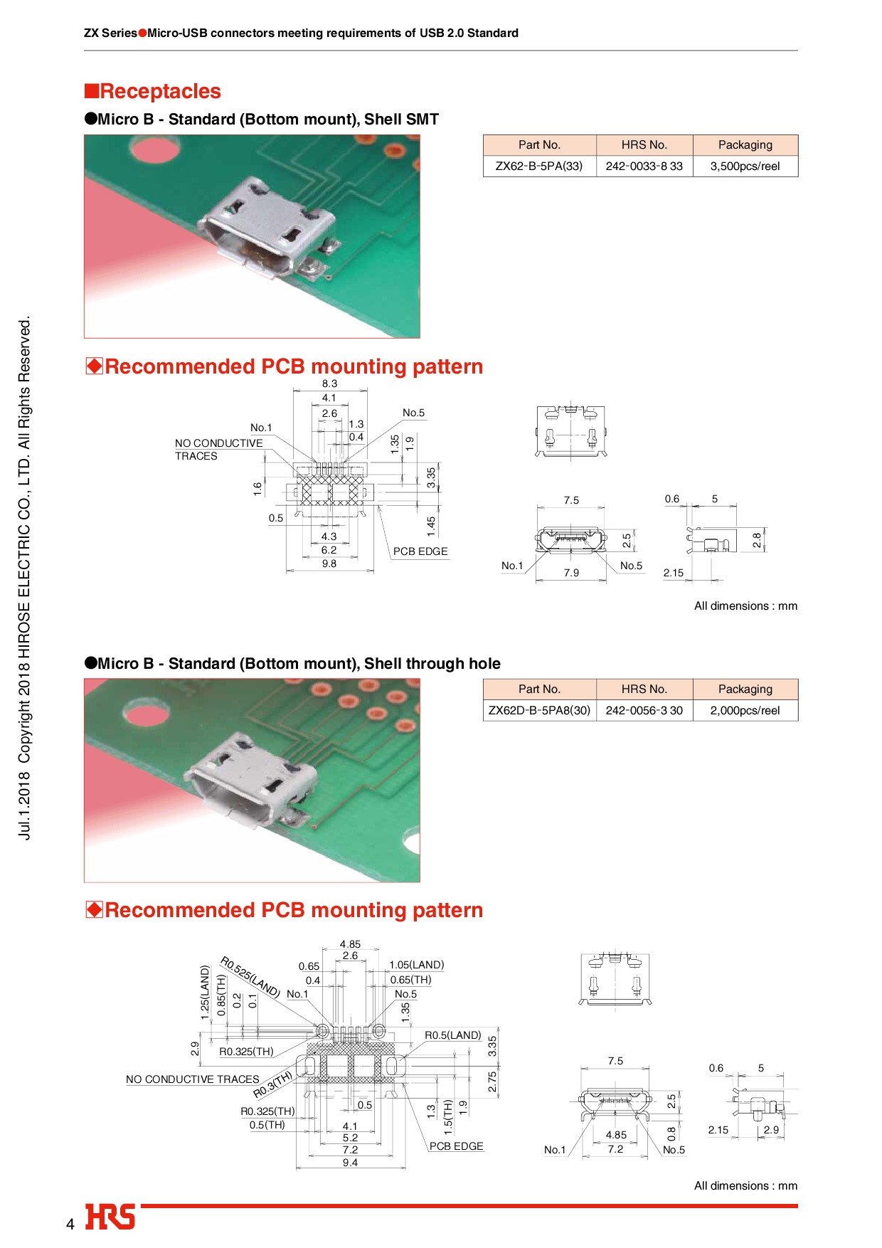 ZX62R-B-5P(30)_（HRS(广濑)）ZX62R-B-5P(30)中文资料_价格_PDF手册-立创电子商城