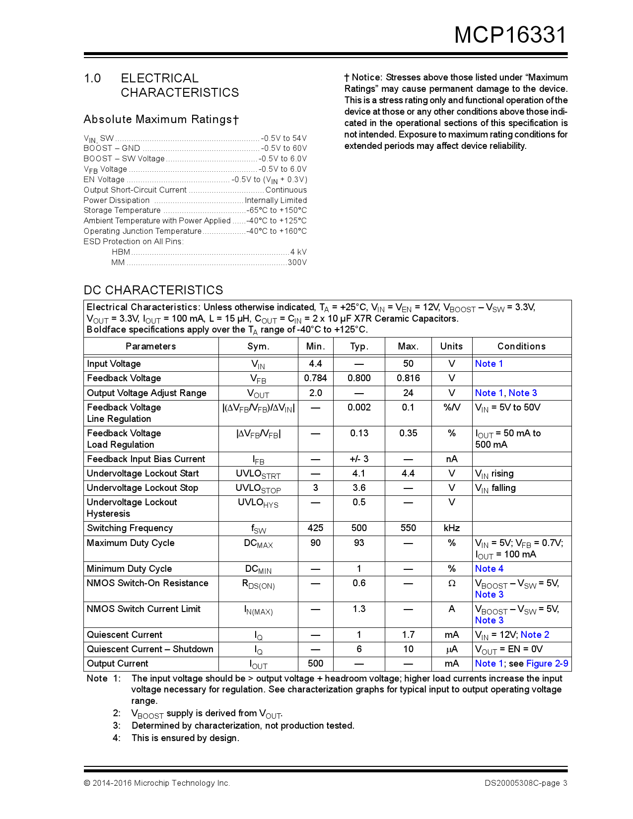MCP16331T-E/CH_（MICROCHIP(美国微芯)）MCP16331T-E/CH中文资料_价格_PDF手册-立创电子商城