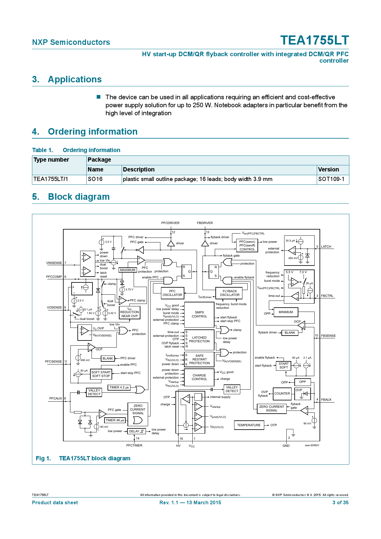 TEA1755T/1,518_（NXP(恩智浦)）TEA1755T/1,518中文资料_价格_PDF手册-立创电子商城