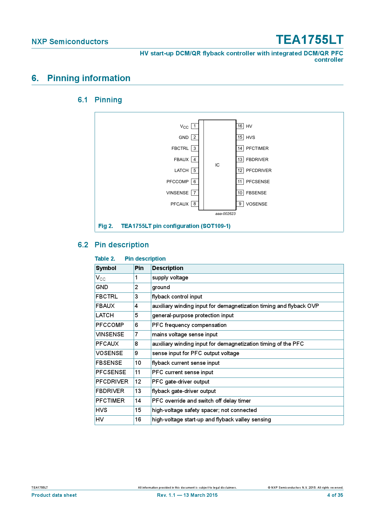 TEA1755T/1,518_（NXP(恩智浦)）TEA1755T/1,518中文资料_价格_PDF手册-立创电子商城