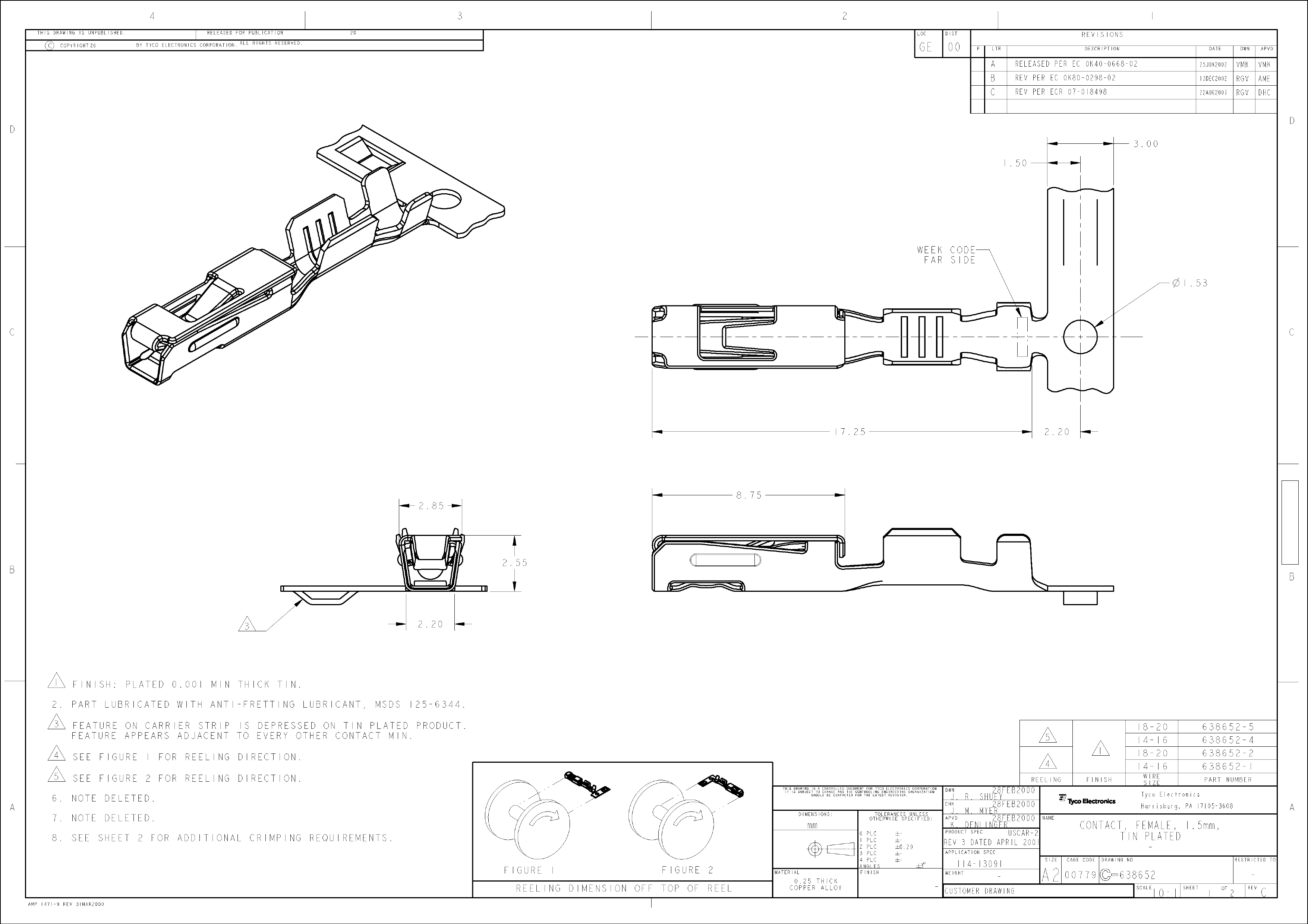 638652-1_（TE Connectivity(美国泰科)）638652-1中文资料_价格_PDF手册-立创电子商城