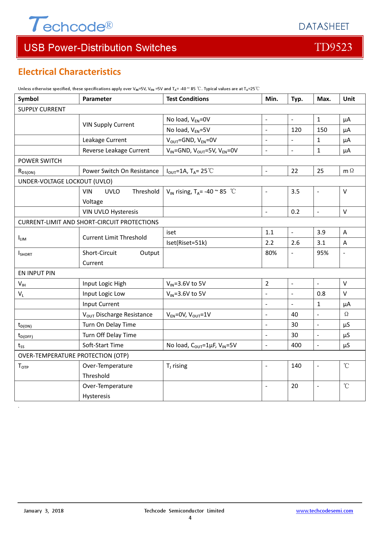 TD9523_（Techcode(泰德)）TD9523中文资料_价格_PDF手册-立创电子商城