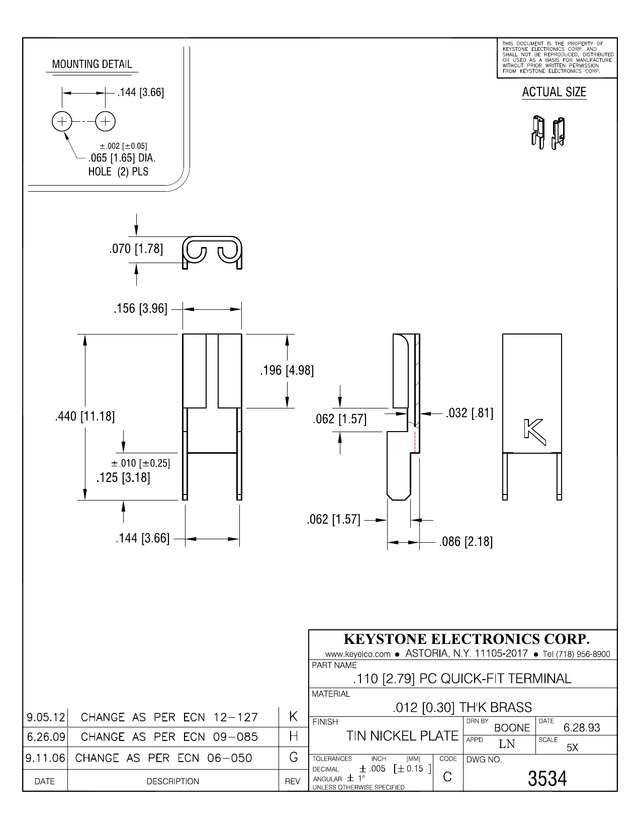 3534_（Keystone）3534中文资料_价格_PDF手册-立创电子商城