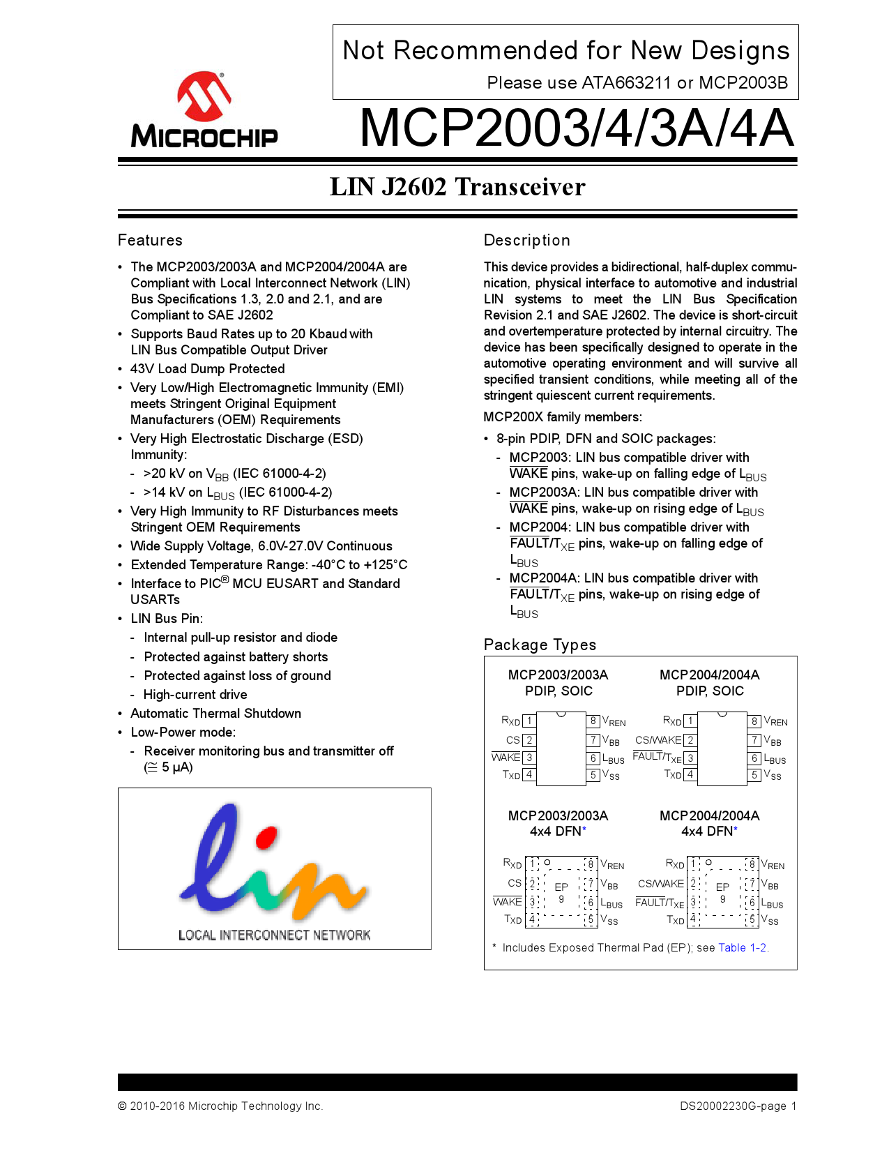 MCP2004-E/P_（MICROCHIP(美国微芯)）MCP2004-E/P中文资料_价格_PDF手册-立创电子商城