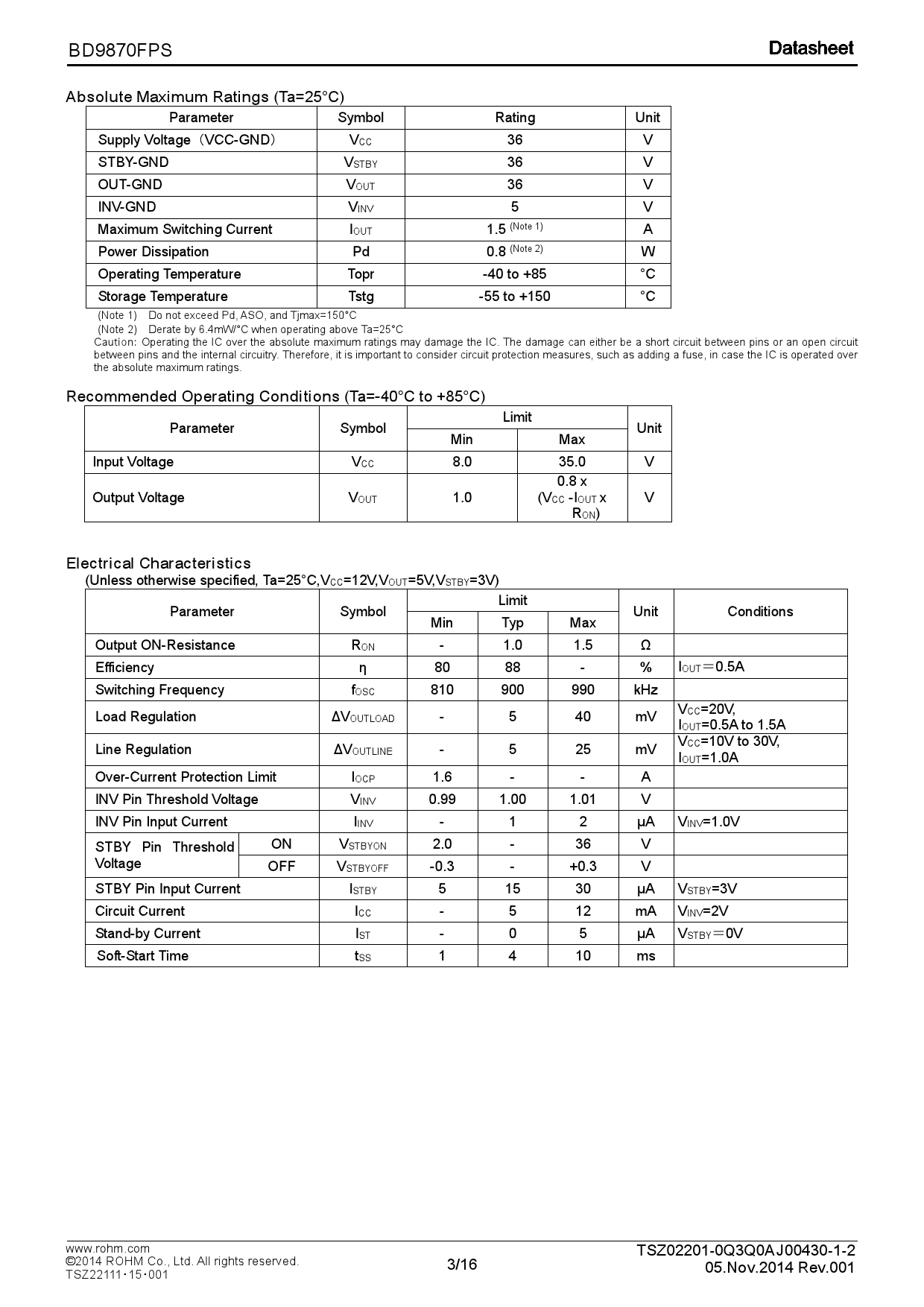 BD9870FPS-E2_（ROHM(罗姆)）BD9870FPS-E2中文资料_价格_PDF手册-立创电子商城