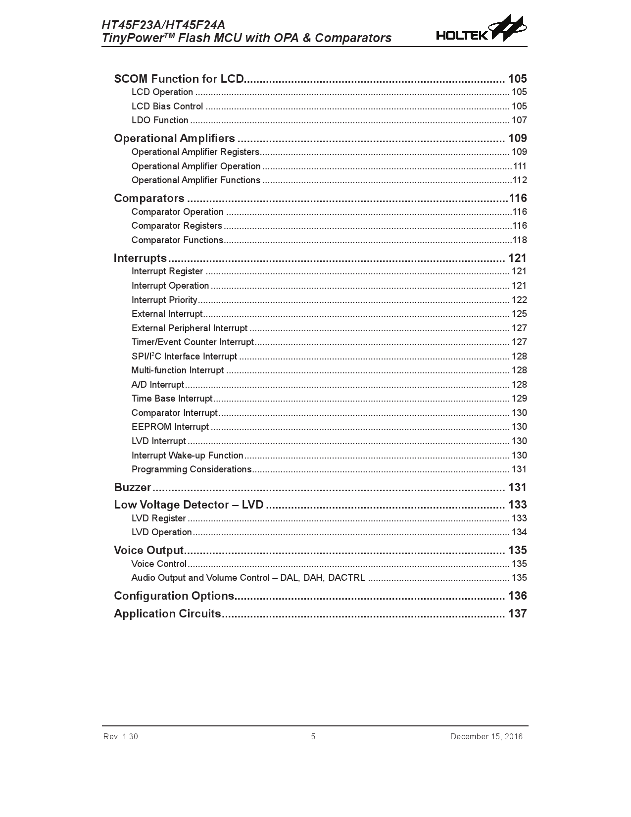 HT45F23A_（HOLTEK(合泰/盛群)）HT45F23A中文资料_价格_PDF手册-立创电子商城