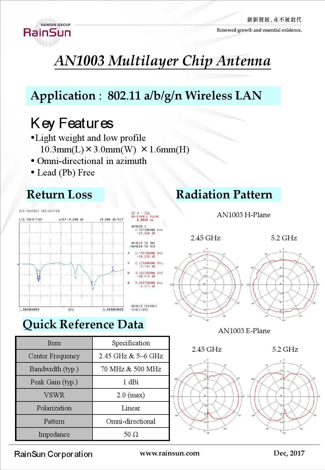 AN1003_（rainsun(霖昱微)）AN1003中文资料_价格_PDF手册-立创电子商城