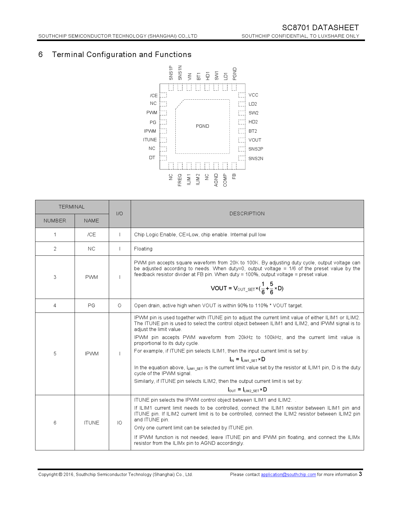 SC8701QDER_（SOUTHCHIP(南芯)）SC8701QDER中文资料_价格_PDF手册-立创电子商城