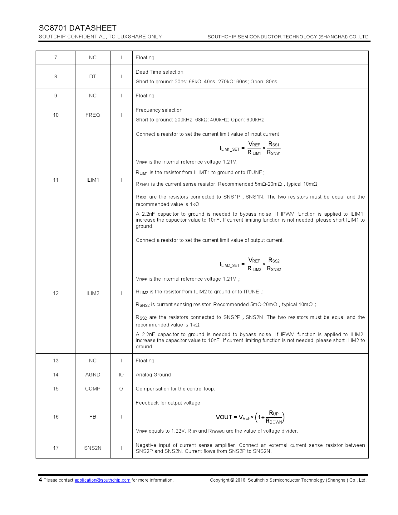 SC8701QDER_（SOUTHCHIP(南芯)）SC8701QDER中文资料_价格_PDF手册-立创电子商城