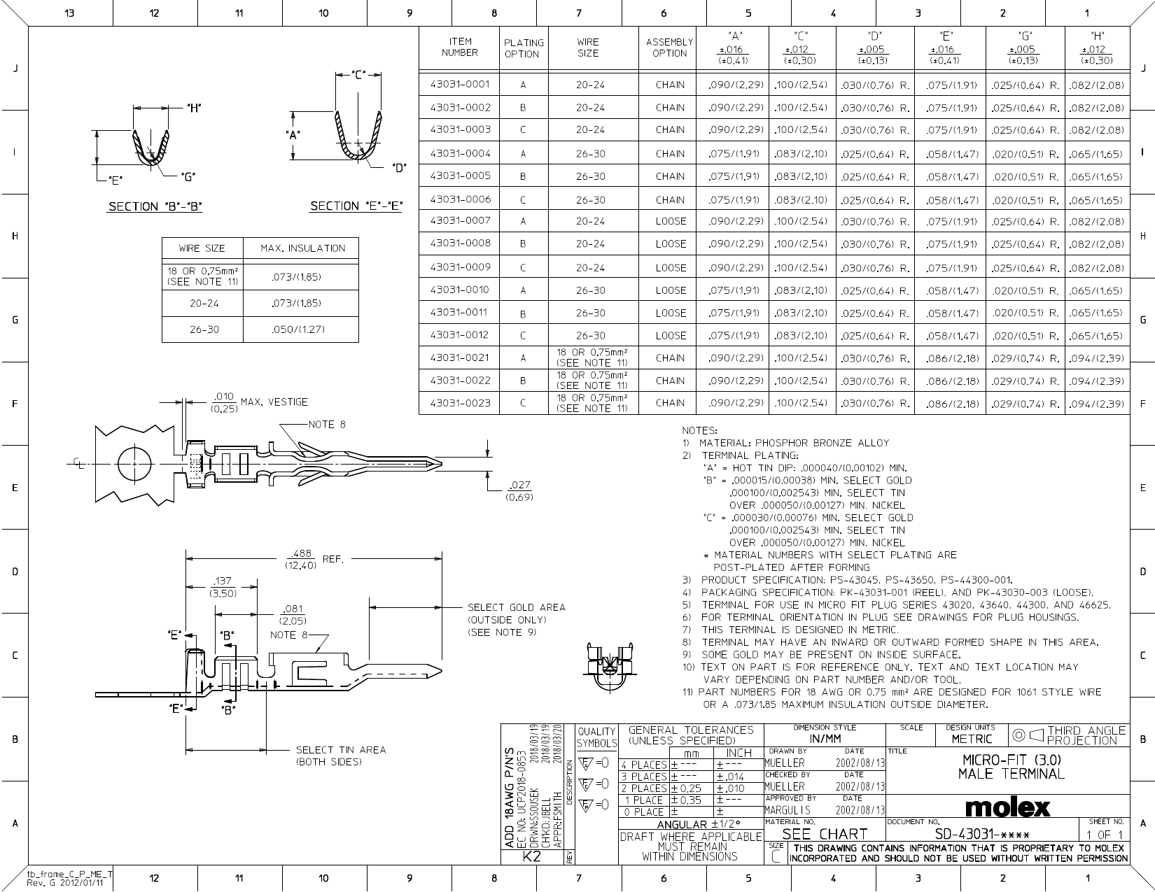 430310001_（MOLEX）430310001中文资料_价格_PDF手册-立创电子商城
